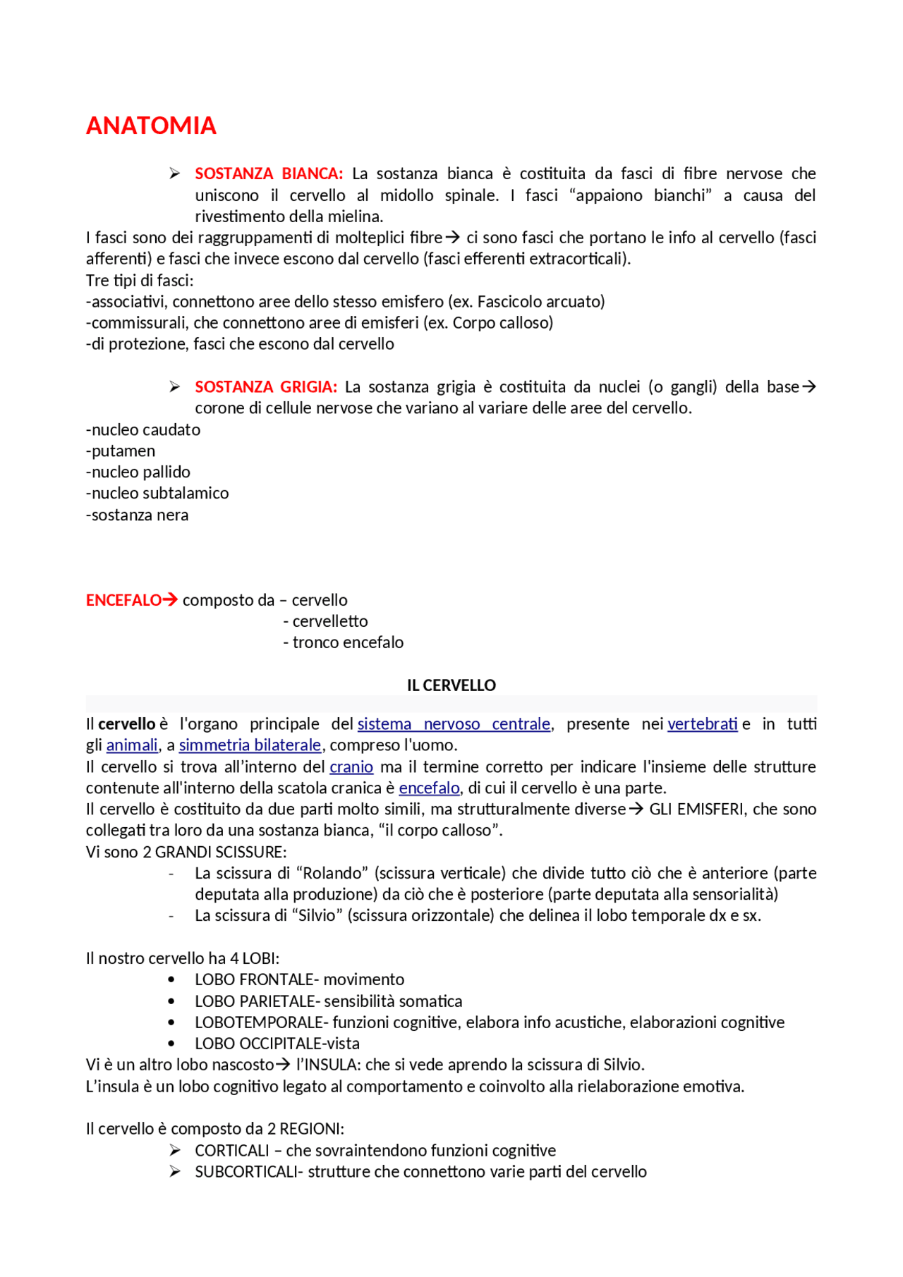 Riassunti E Appunti Neuropsicologia Docsity