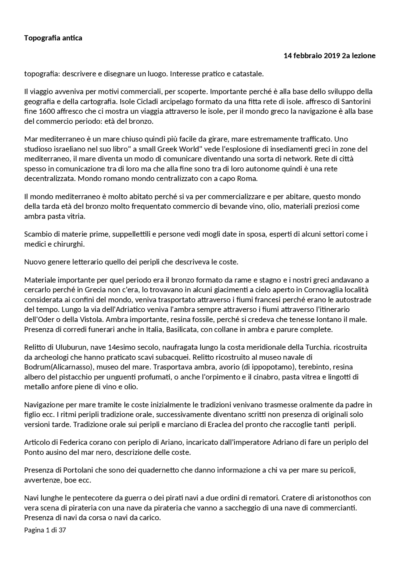 Appunti Topografia Antica Docsity
