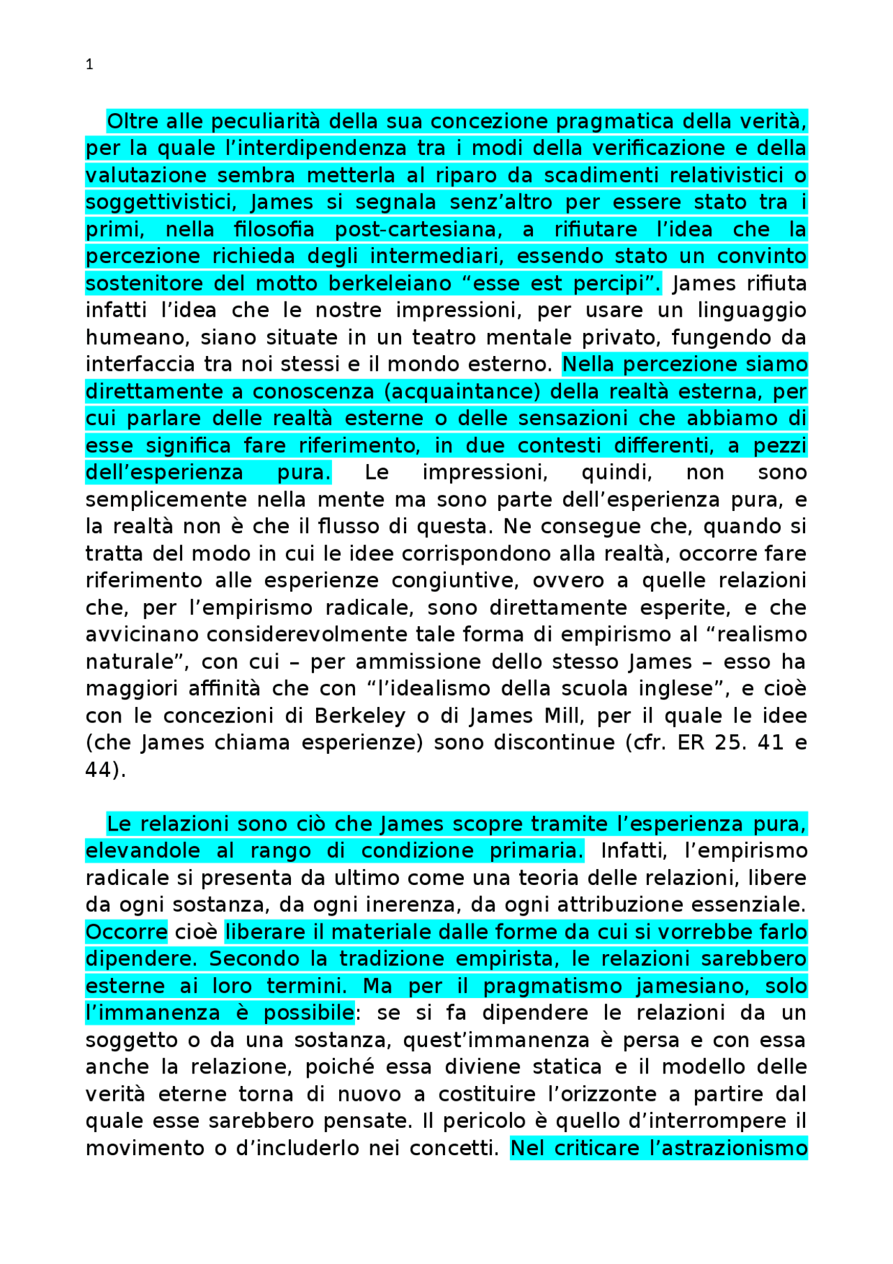 Appunti Filosofia Teoretica Docsity