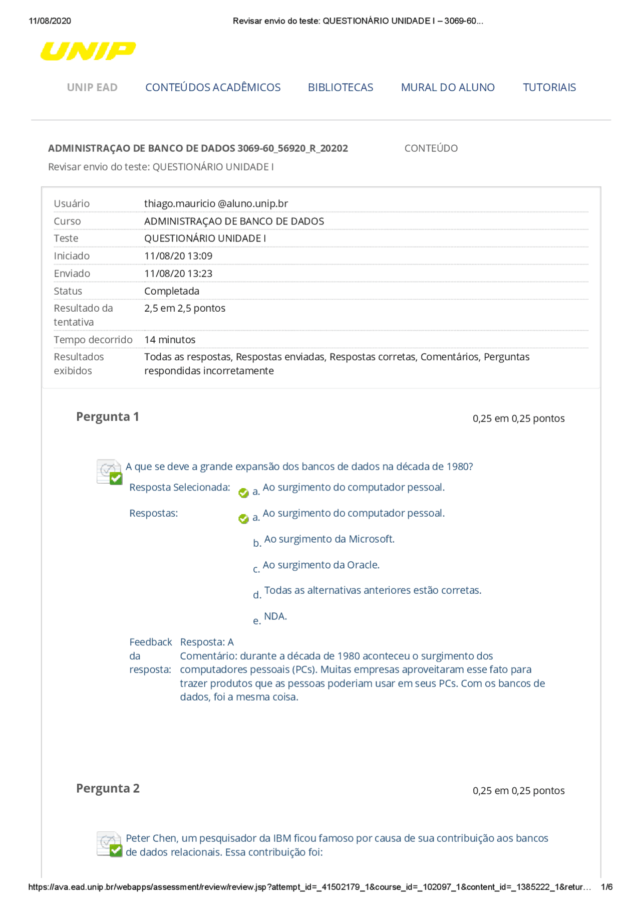 Banco De Dados Relacionais Docsity
