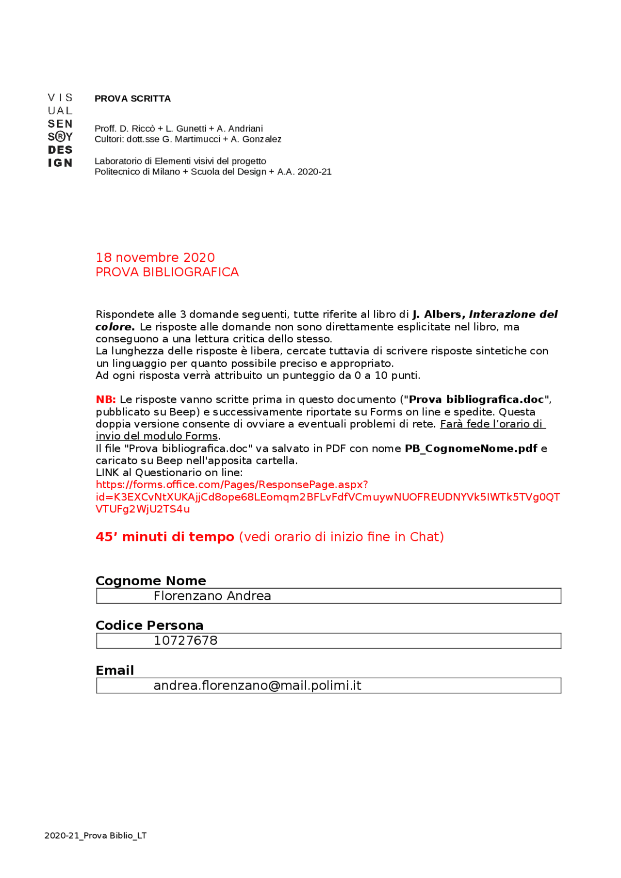 INTERAZIONE DEL COLORE (JOSEF ALBERS) | Dispense di Comunicazione ...