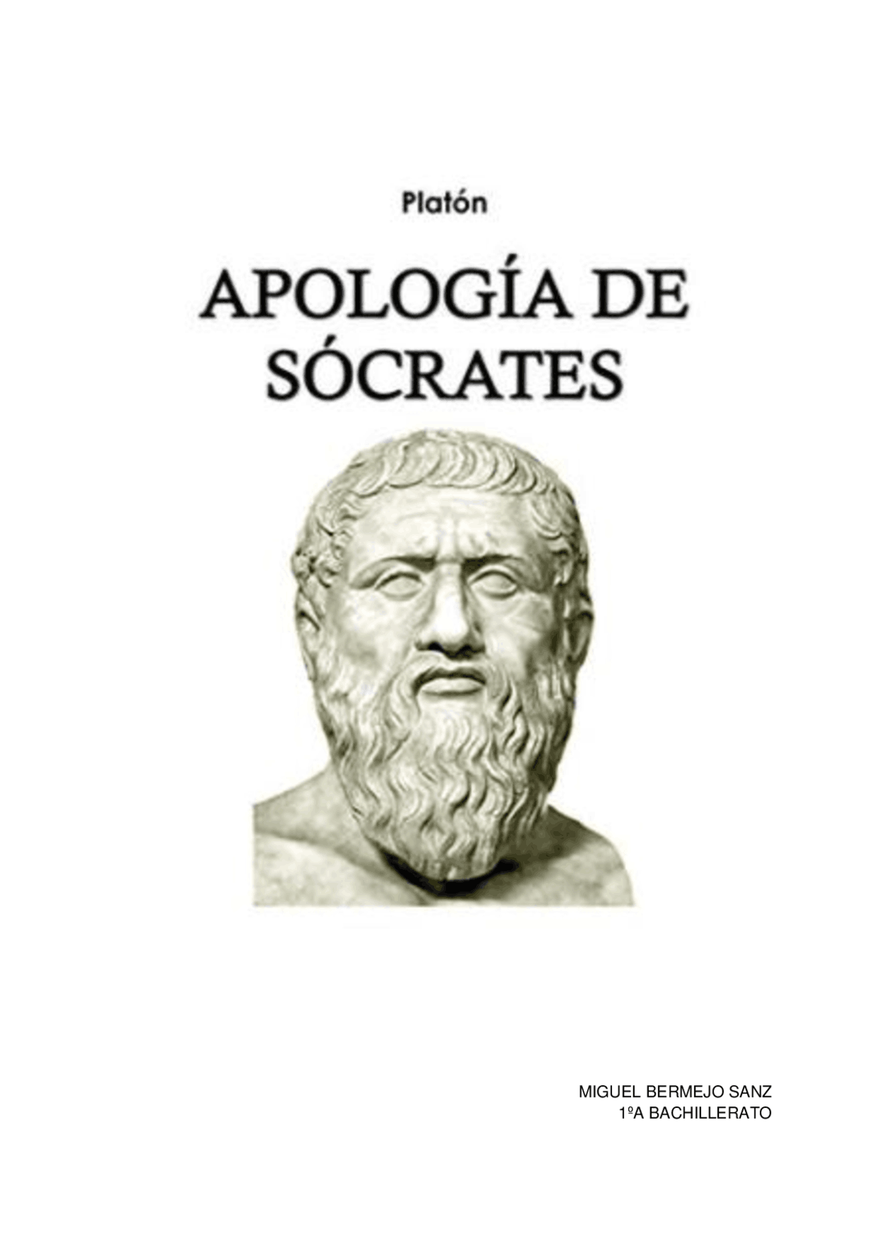 Apología De Sócrates Docsity