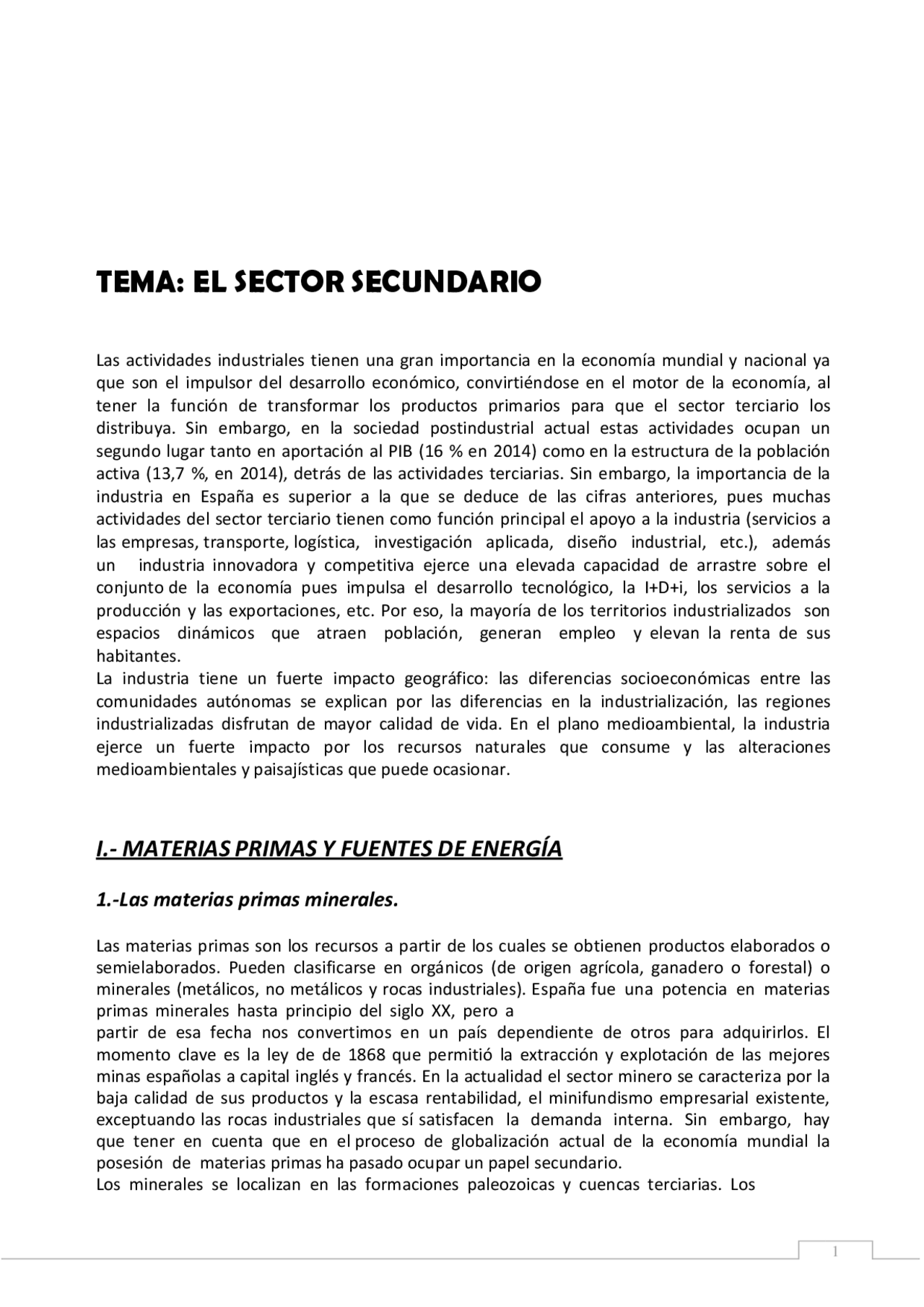 2º Trimestre GeografÍa Docsity