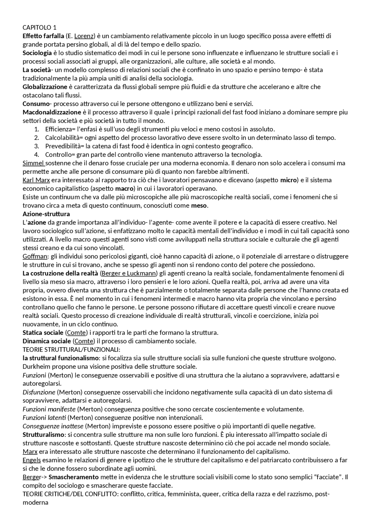 Sistemi Sociali Comparati Docsity