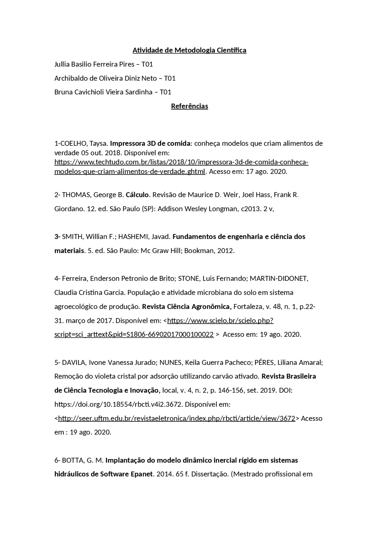 Metodologia Cientifica Docsity