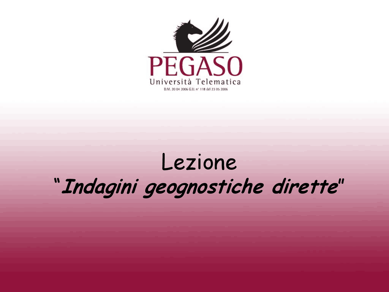 Indagini Geologia Applicata Docsity