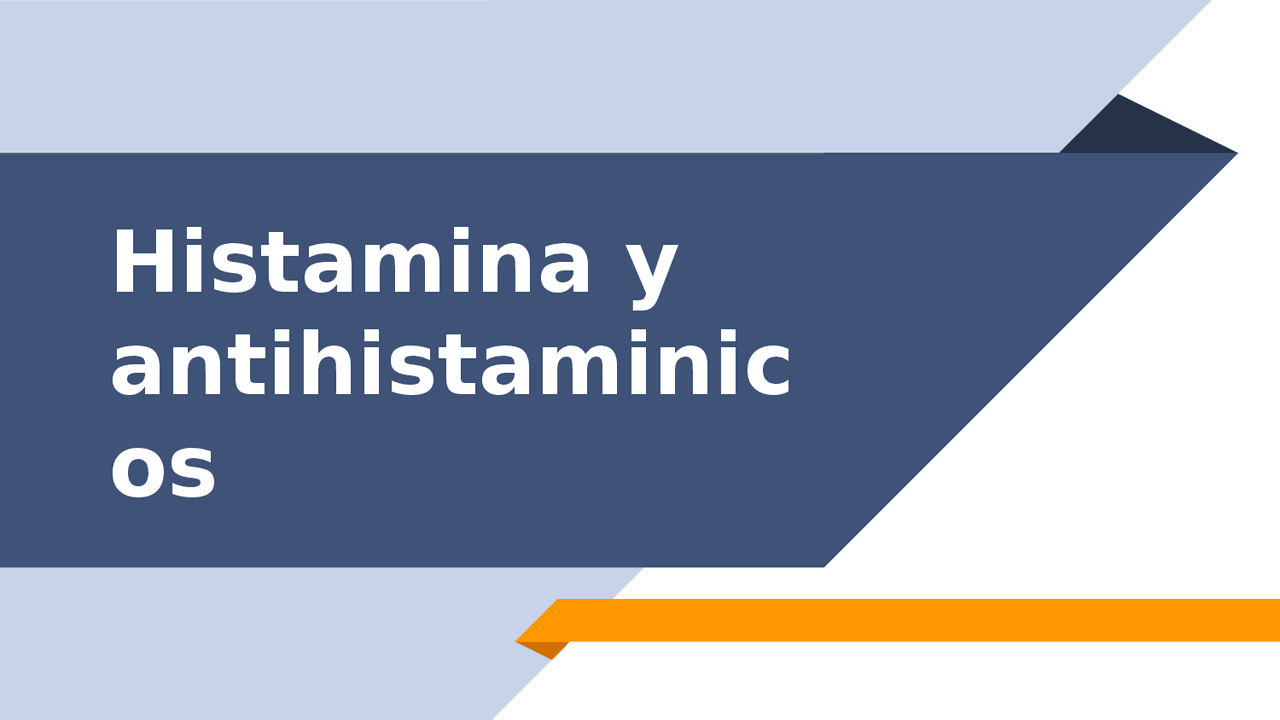 Antihistamínicos Fármacologia Docsity