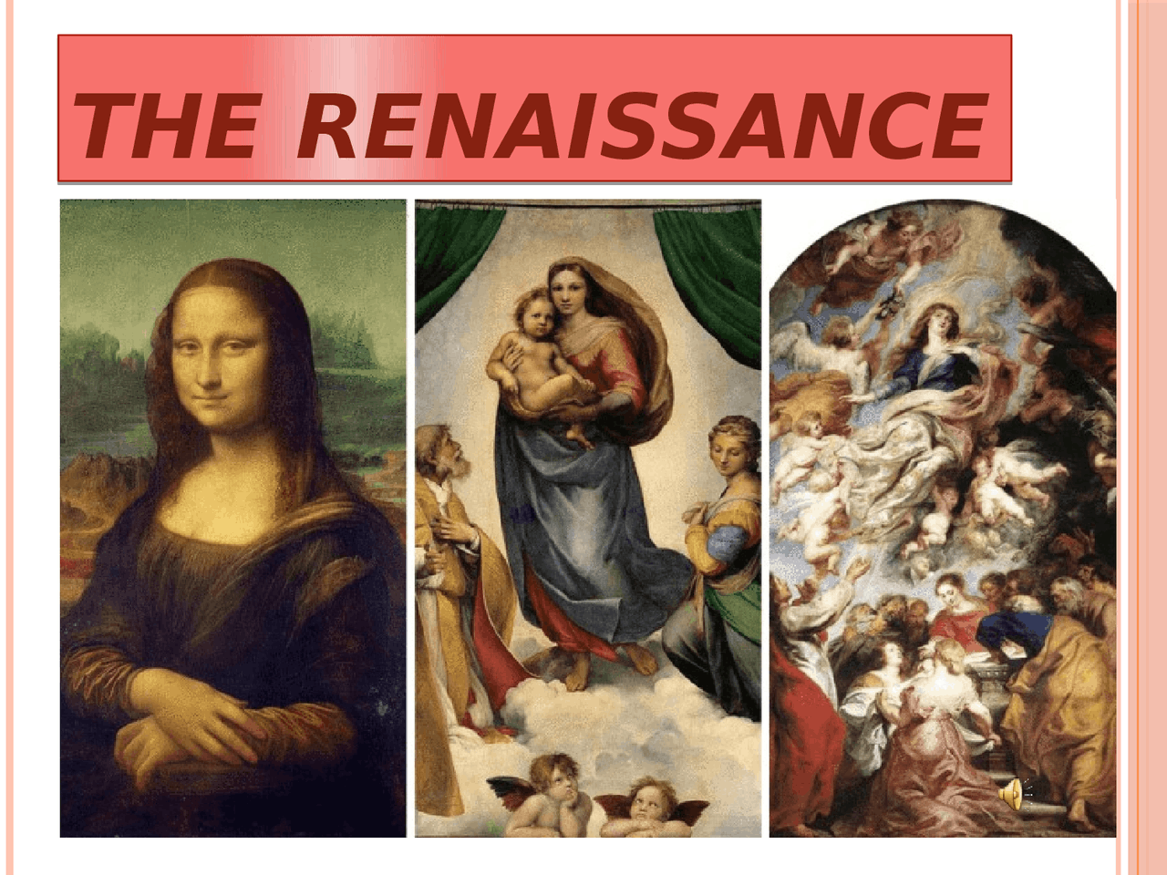 The RENAISSANCE PROJECT - Docsity