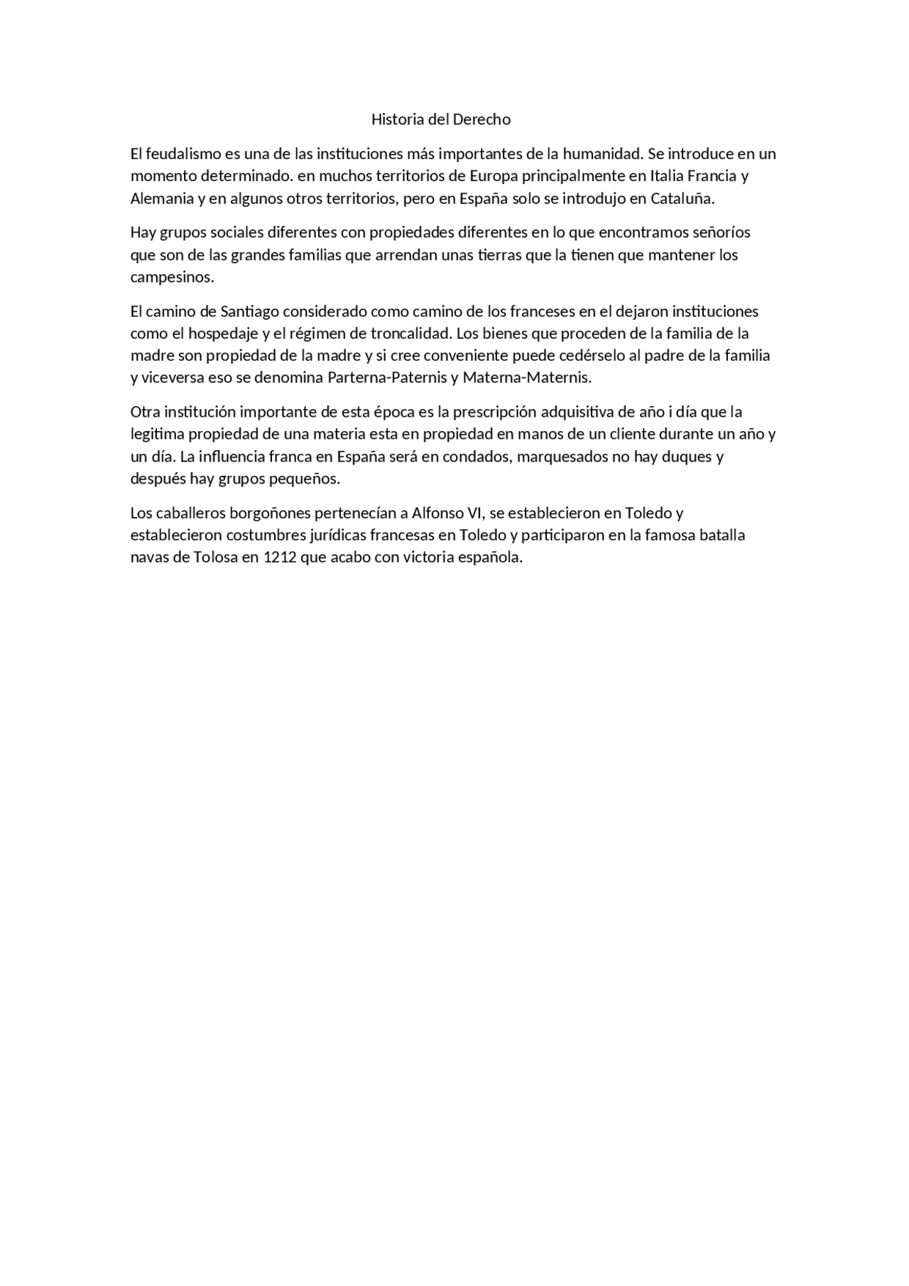 Historia Del Derecho Clase 19 Octubre Docsity
