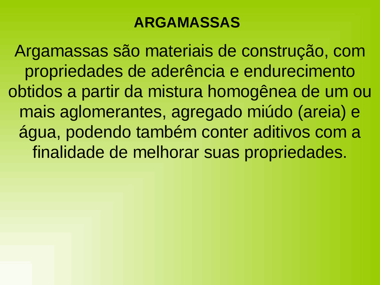 Aula 01 Argamassas Docsity