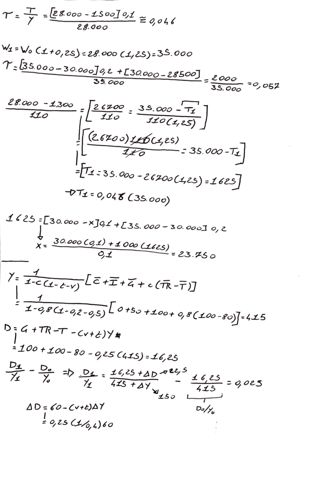 Esercitazione N 9 Macroeconomia Docsity