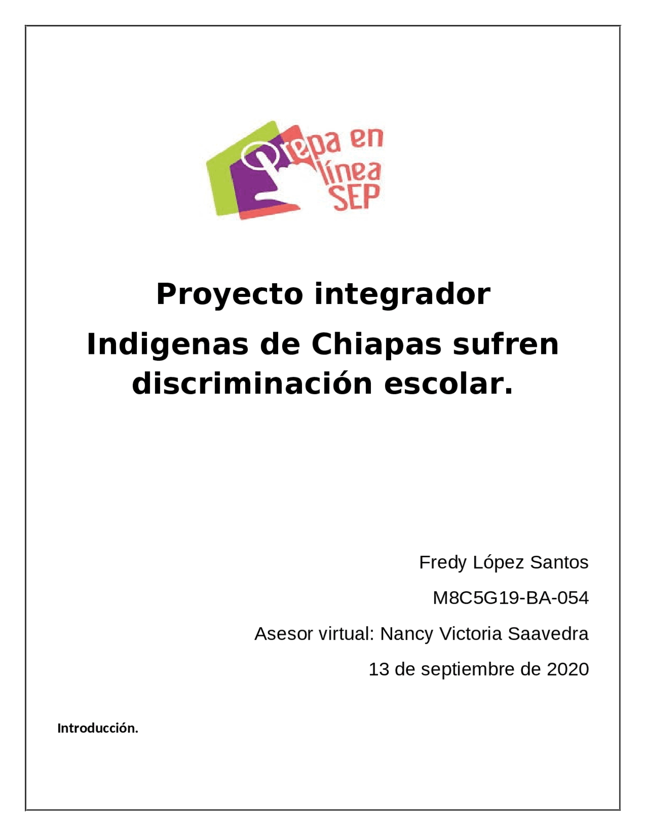 Actividad Integradora 6 Modulo 8 Ejercicios De Historia Docsity