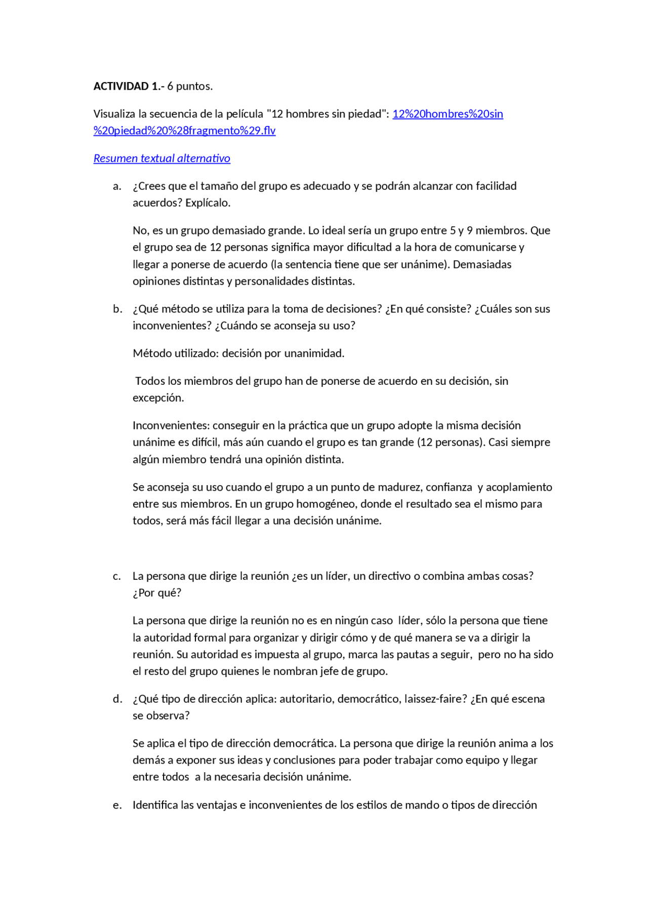 Tarea 02 Fol Formación Y Orientación Laboral Ejercicios De Lengua Y