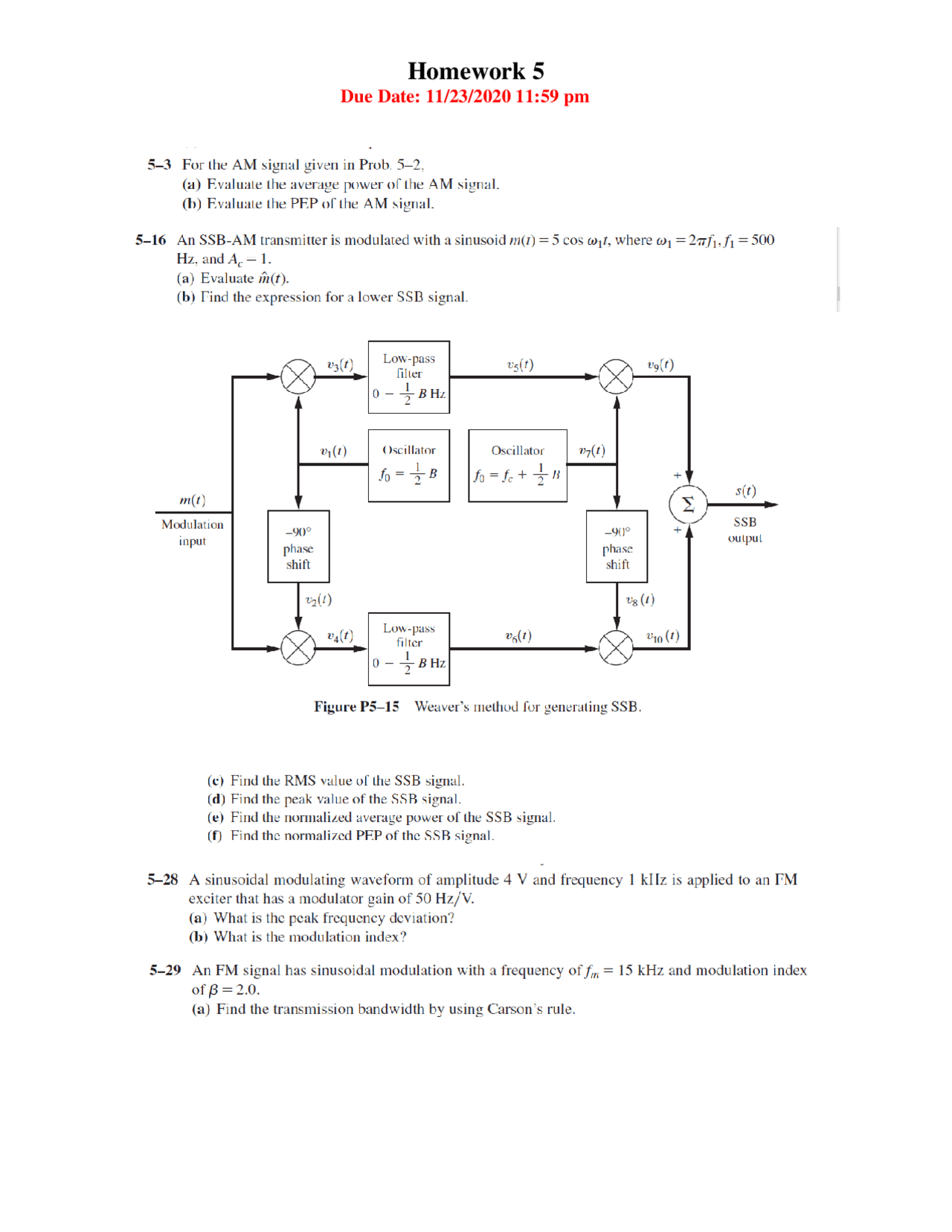 Electronics Work Assignment Docsity