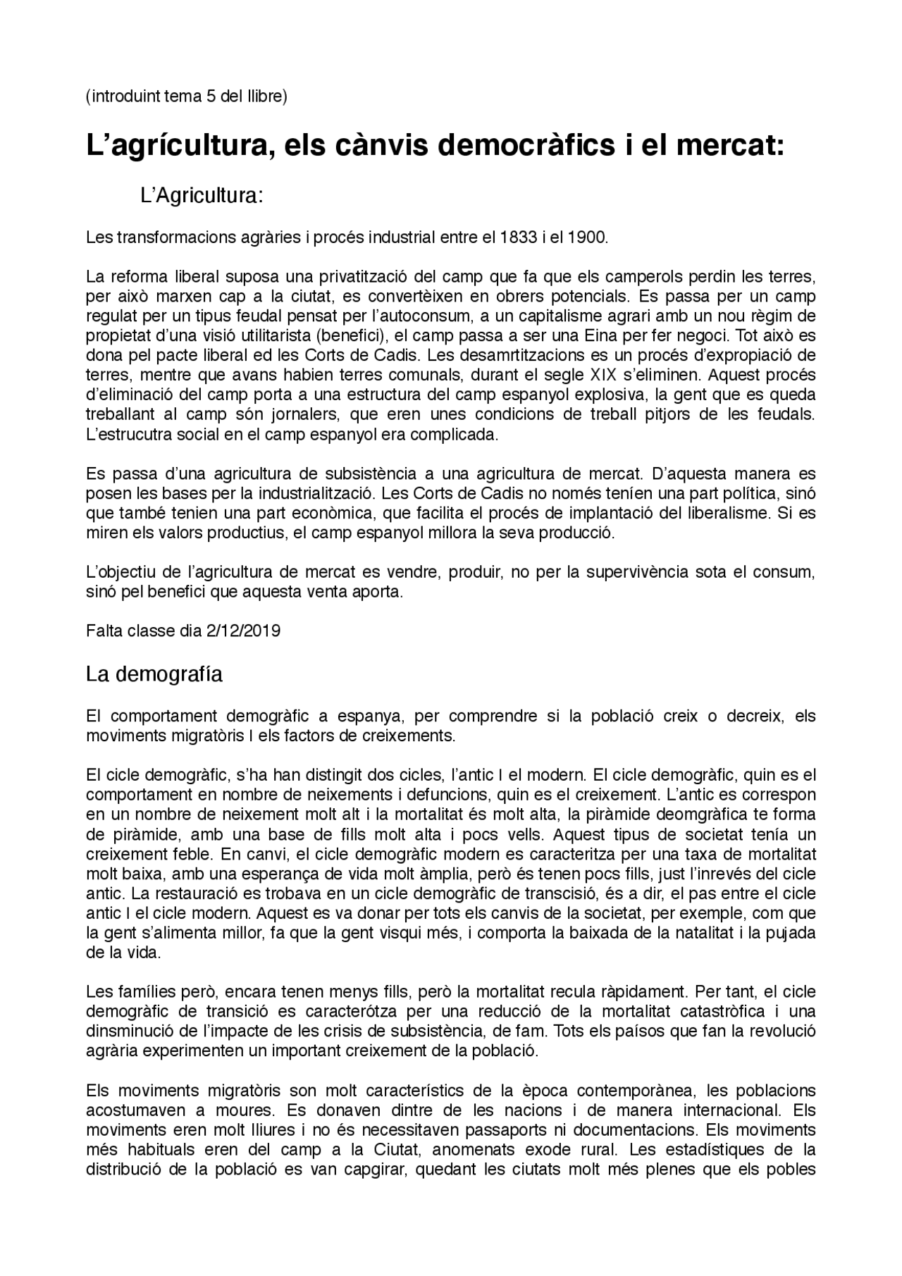 Història Despanya 2n De Batxillerat 2n Trimestre Docsity