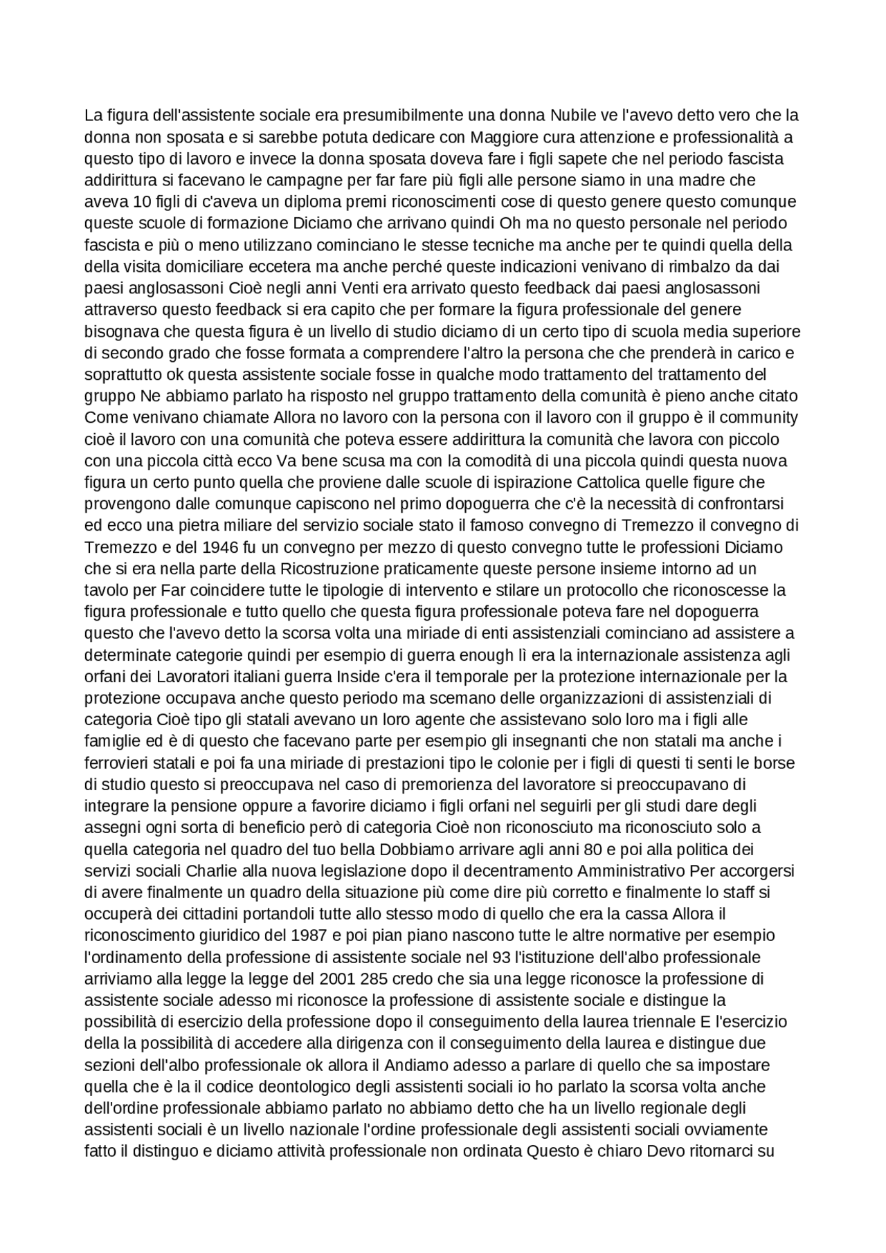 Il Servizio Sociale Elisabetta Neve Docsity