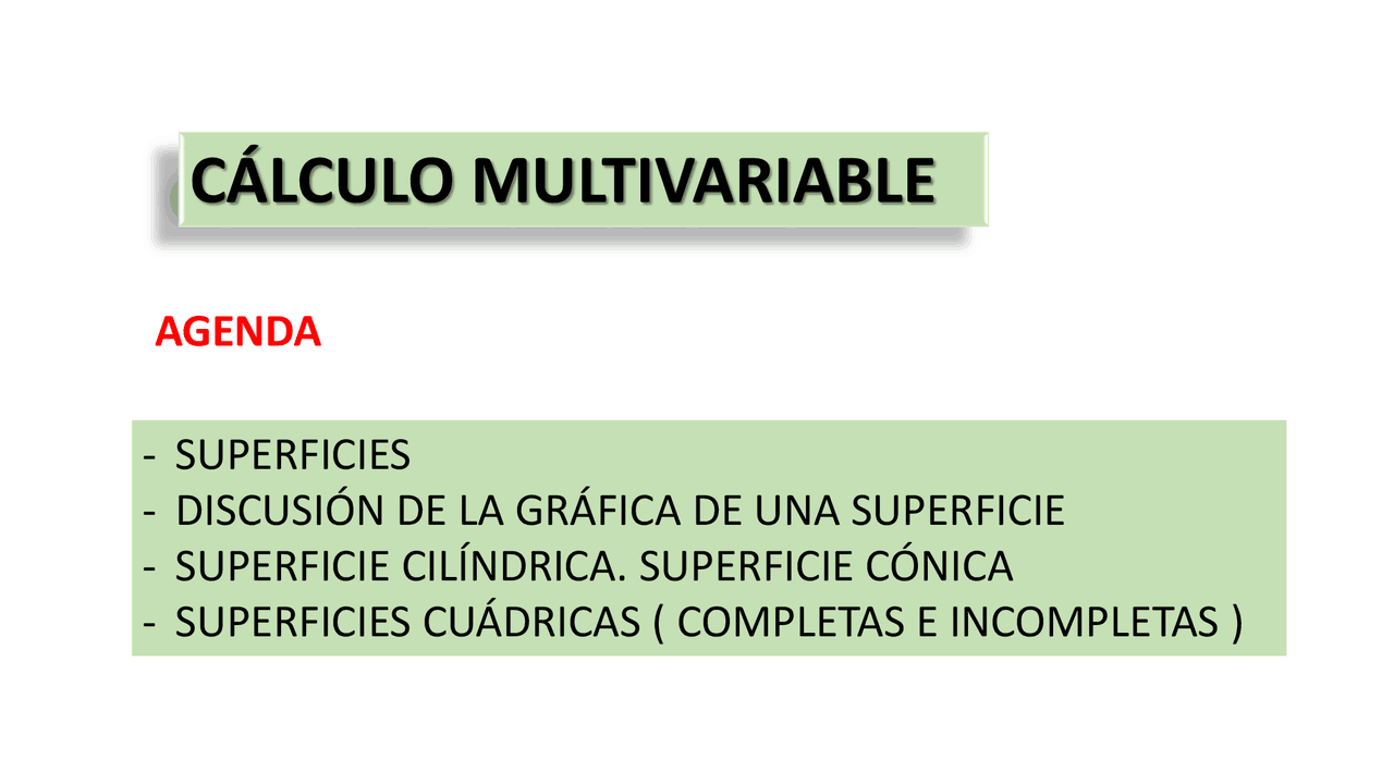 Calculo multivariable - Docsity