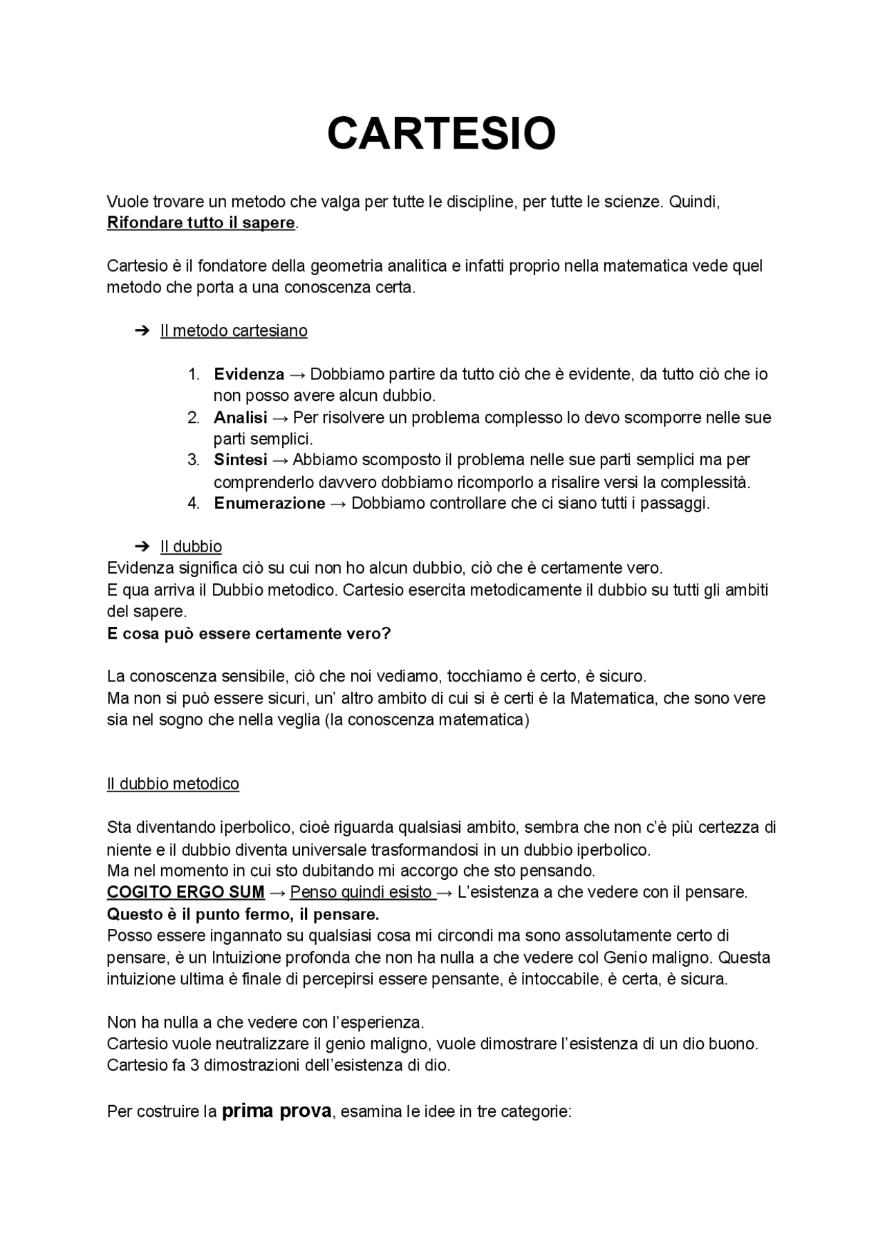 Appunti Di Filosofia Dei Concetti Più Complessi Docsity