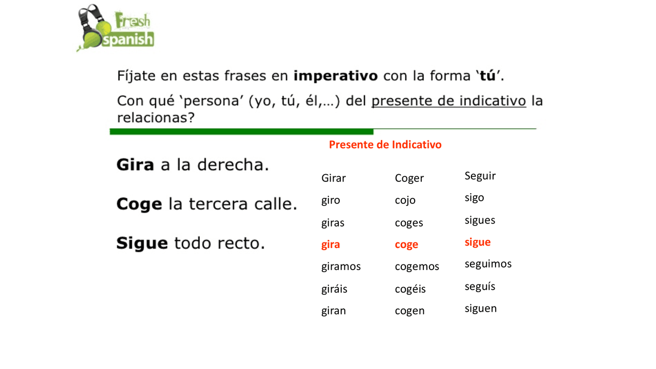 Regole Grammaticali Imperativo Docsity