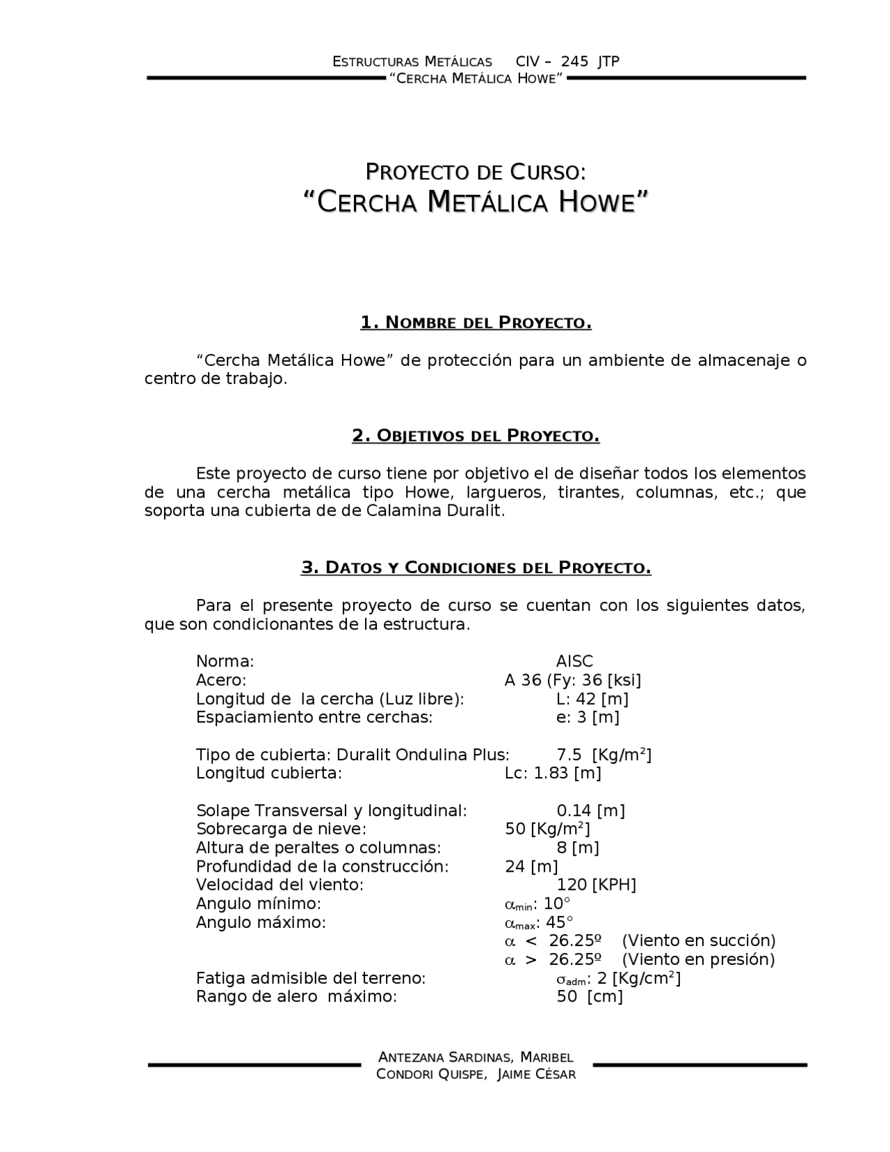 PROCESO DE CALCULO DE UNA CERCHA HOWE | Apuntes de Estructuras de ...