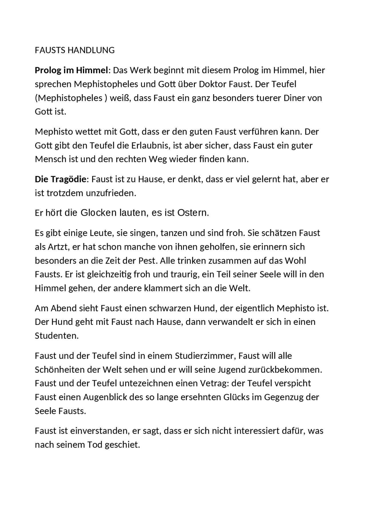 Trama Romanzo Faust” Di Goethe Schemi E Mappe Concettuali Di Tedesco