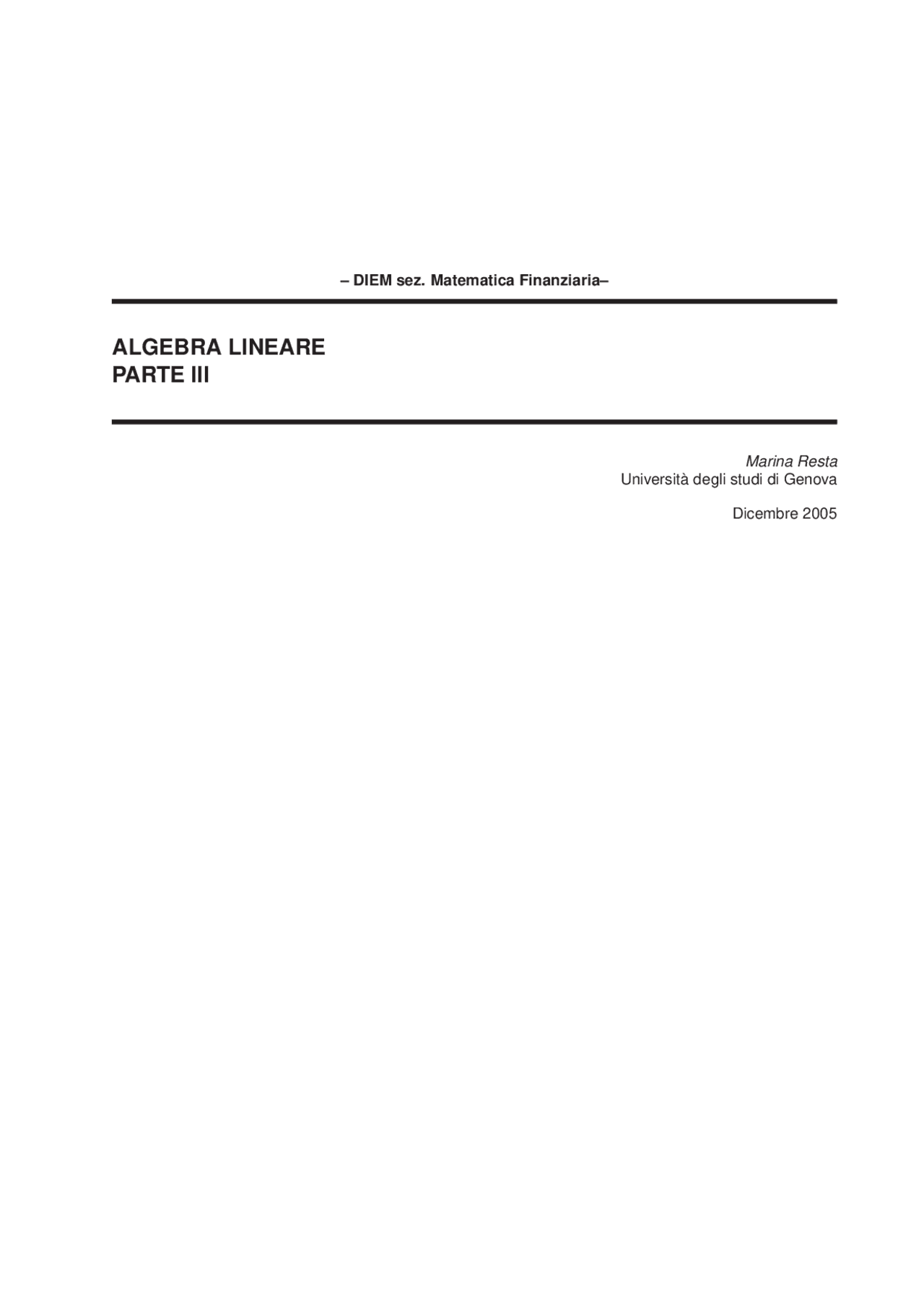 Appunti Sulle Matrici Matematica Docsity