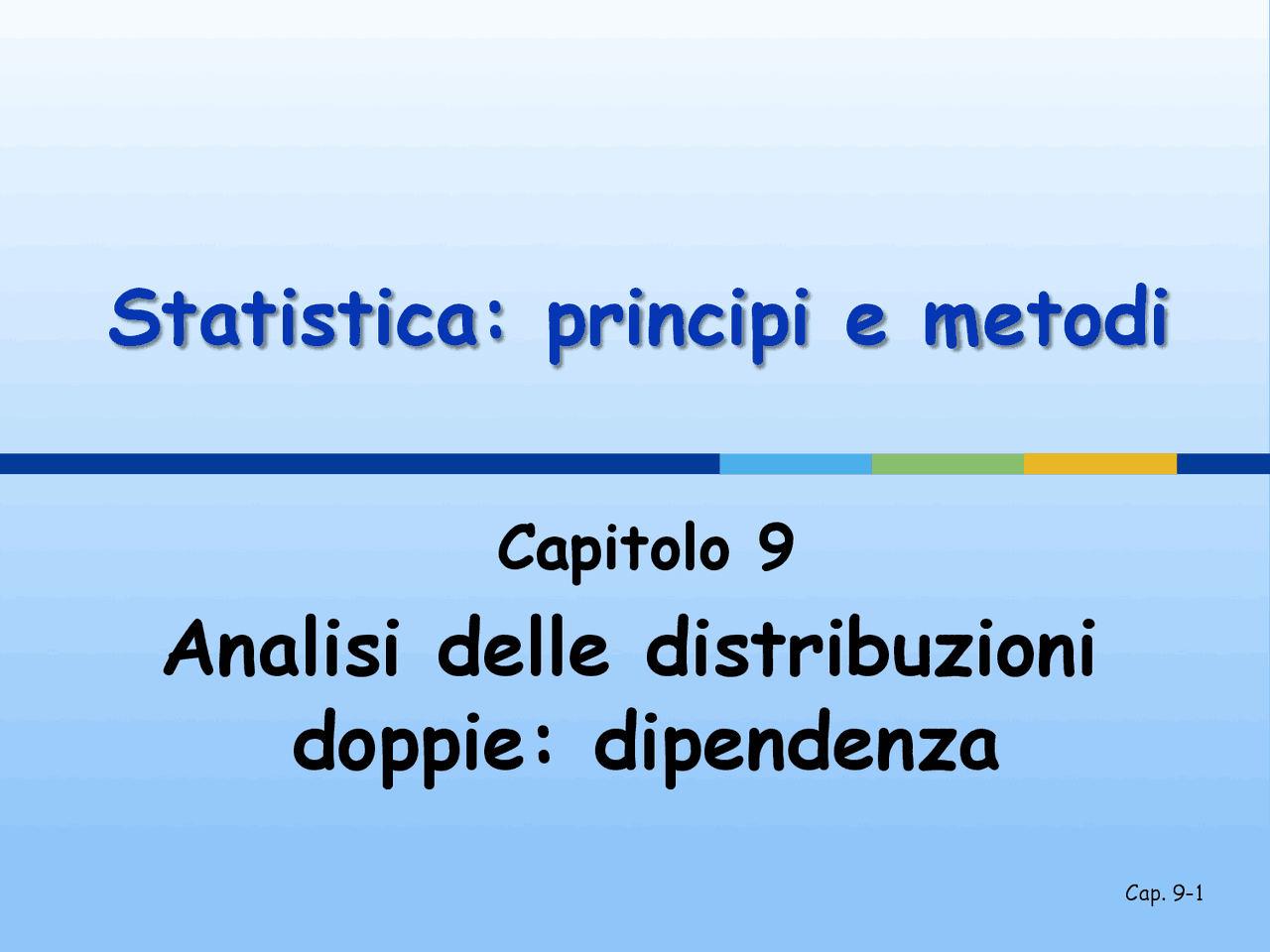 Dipendenza Statistica Docsity