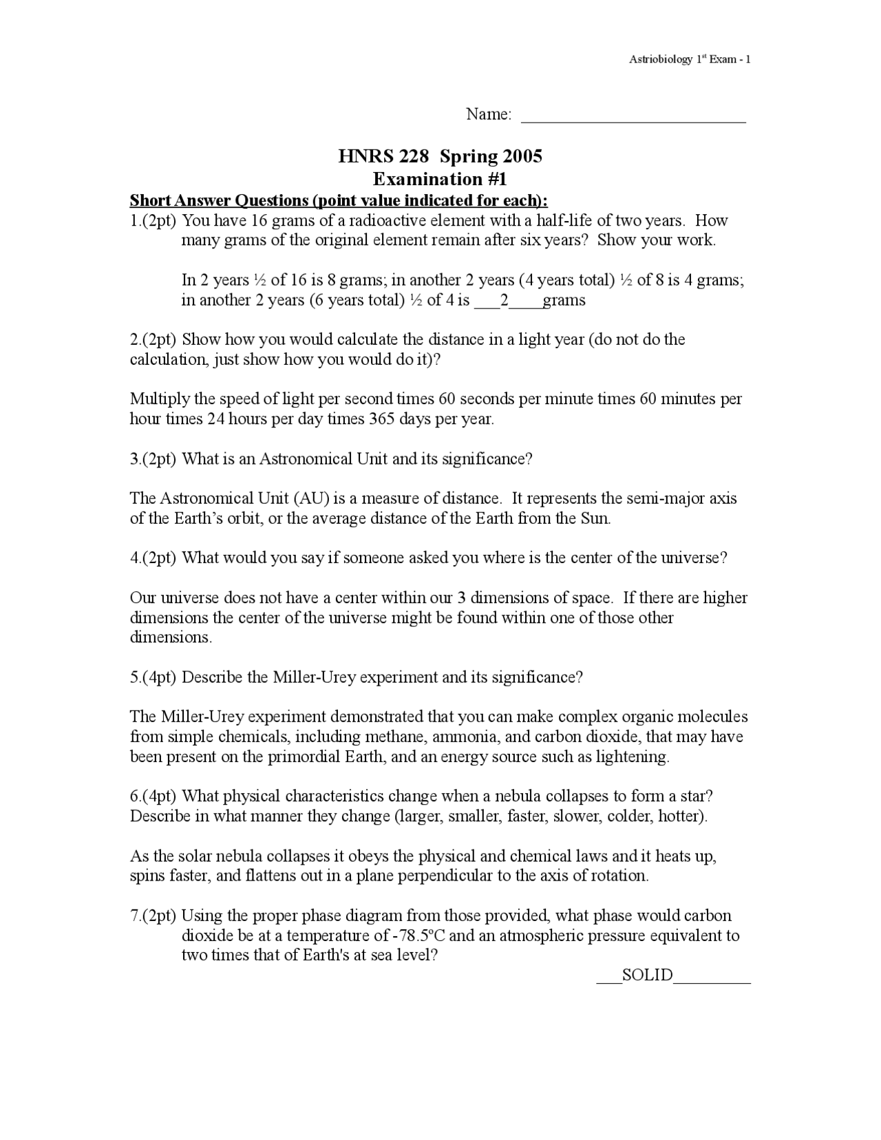 26 Solved Questions Exam 1 Regional And Global Environment Science