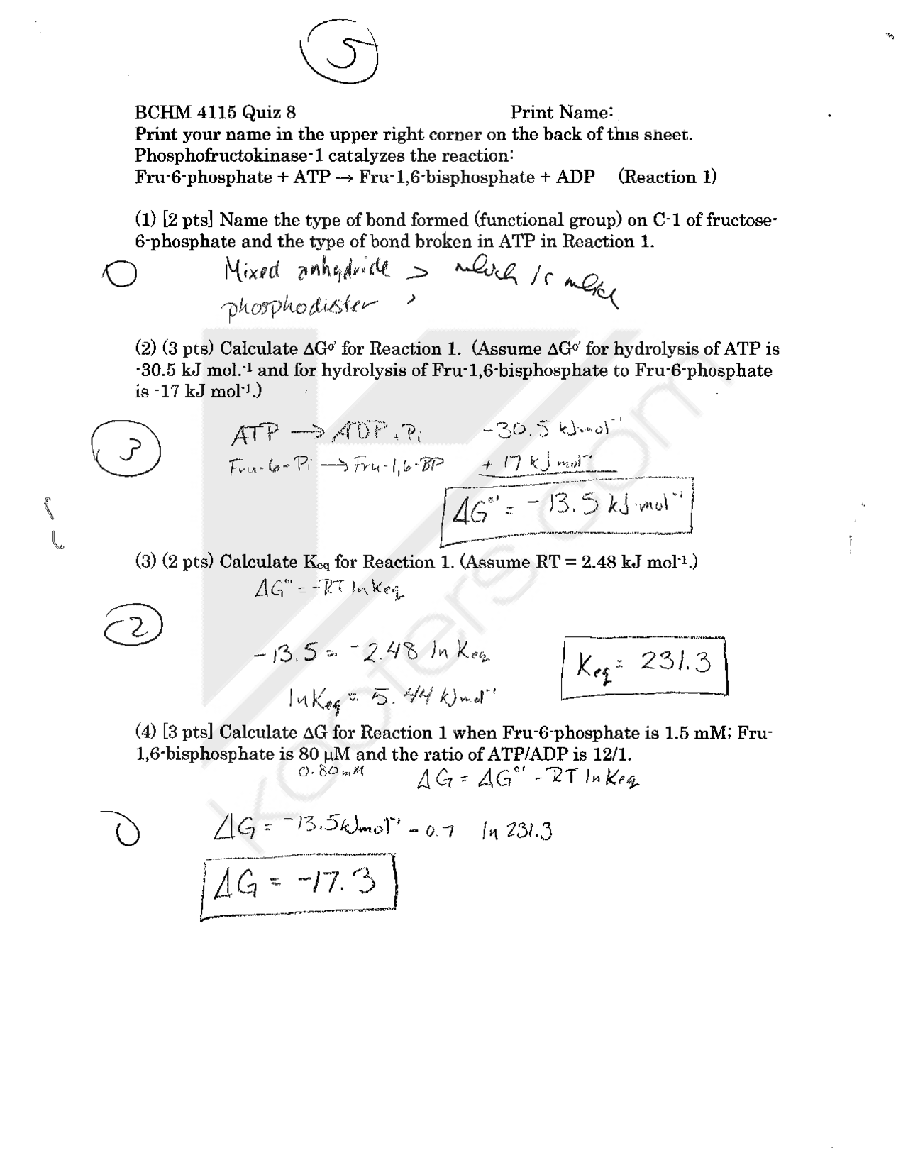 Hydrolysis Functional Group General Biochemistry Answered Quiz