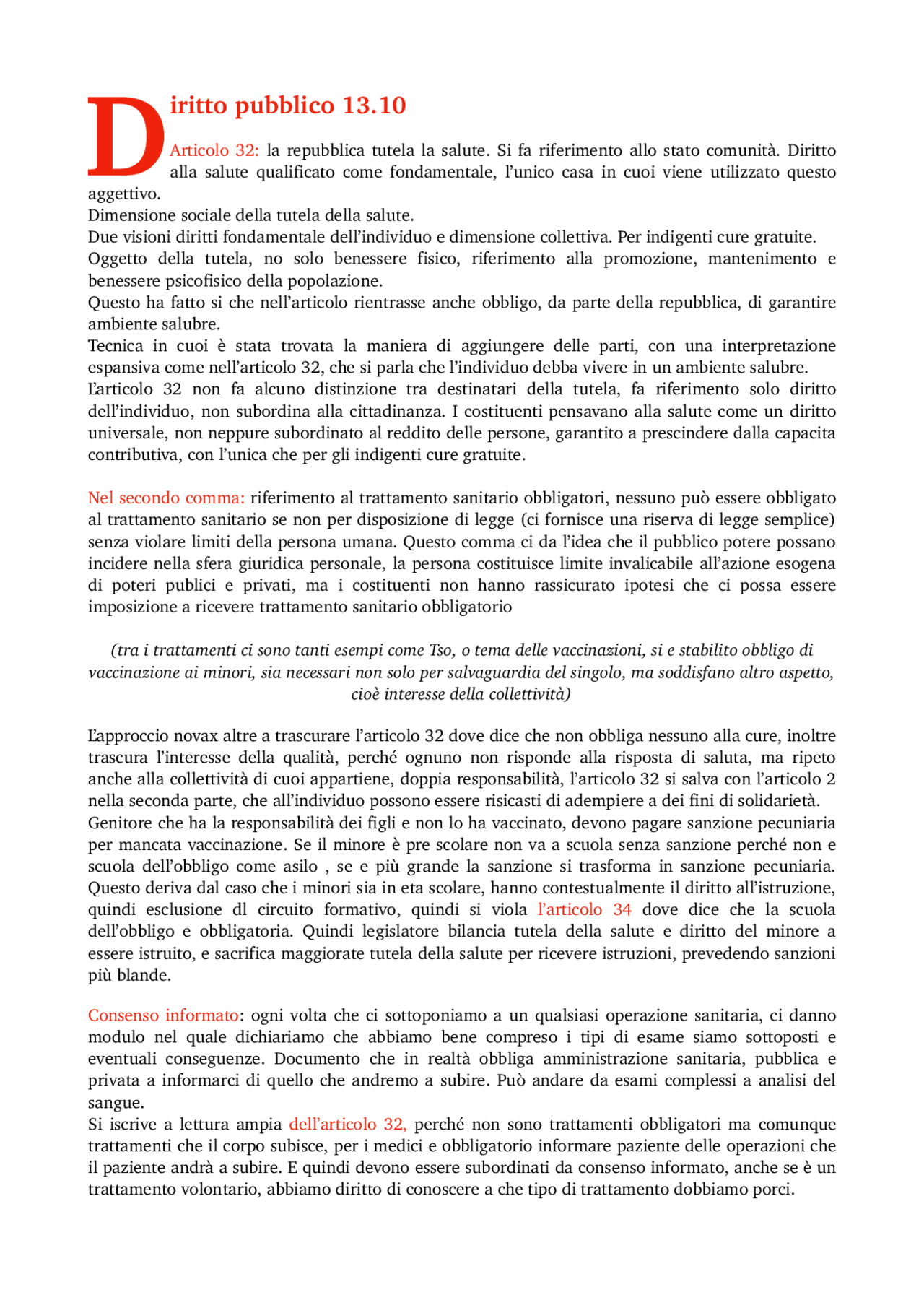 Istituzioni Di Diritto Pubblico Docsity