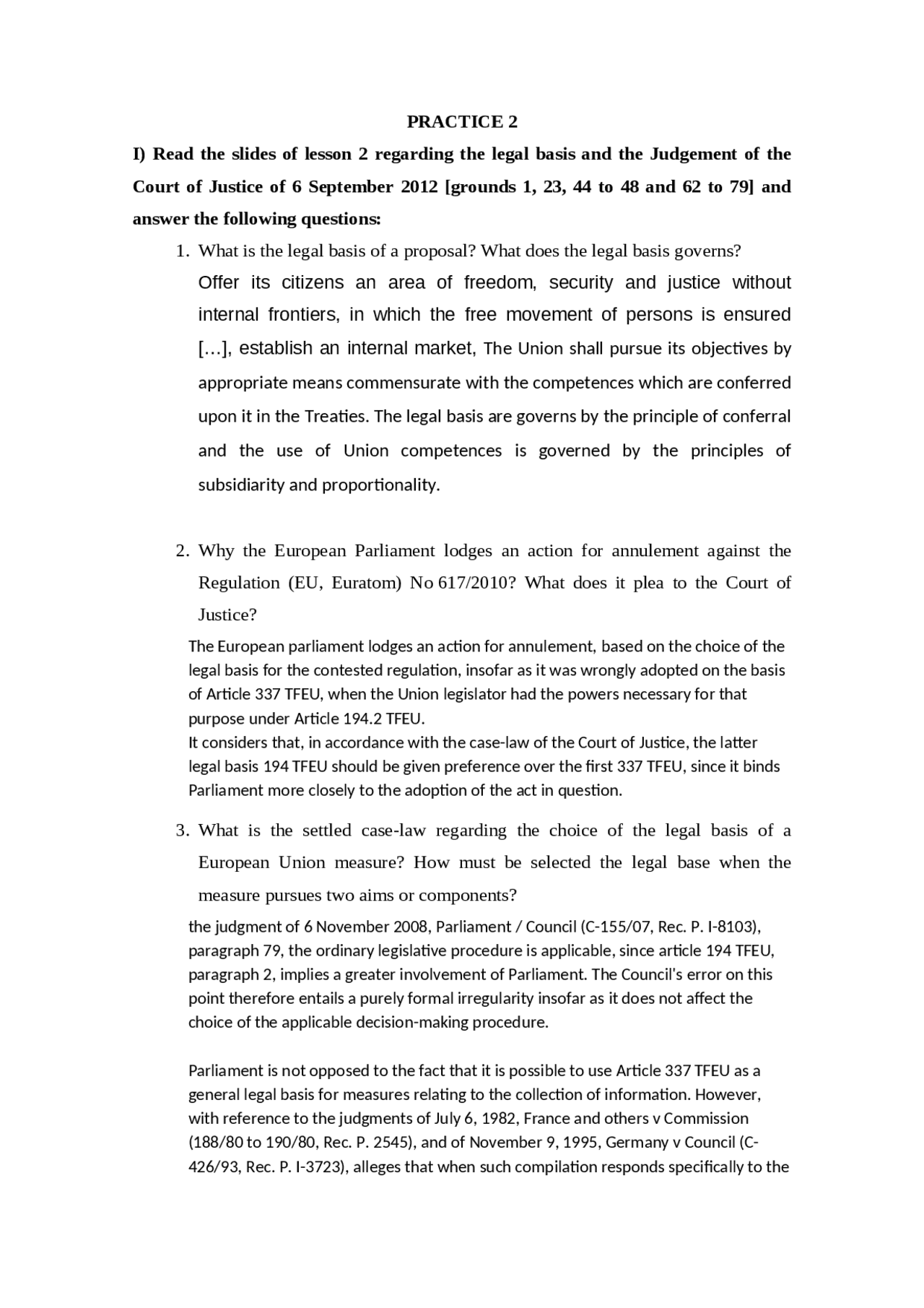 Derecho Comunitario Docsity