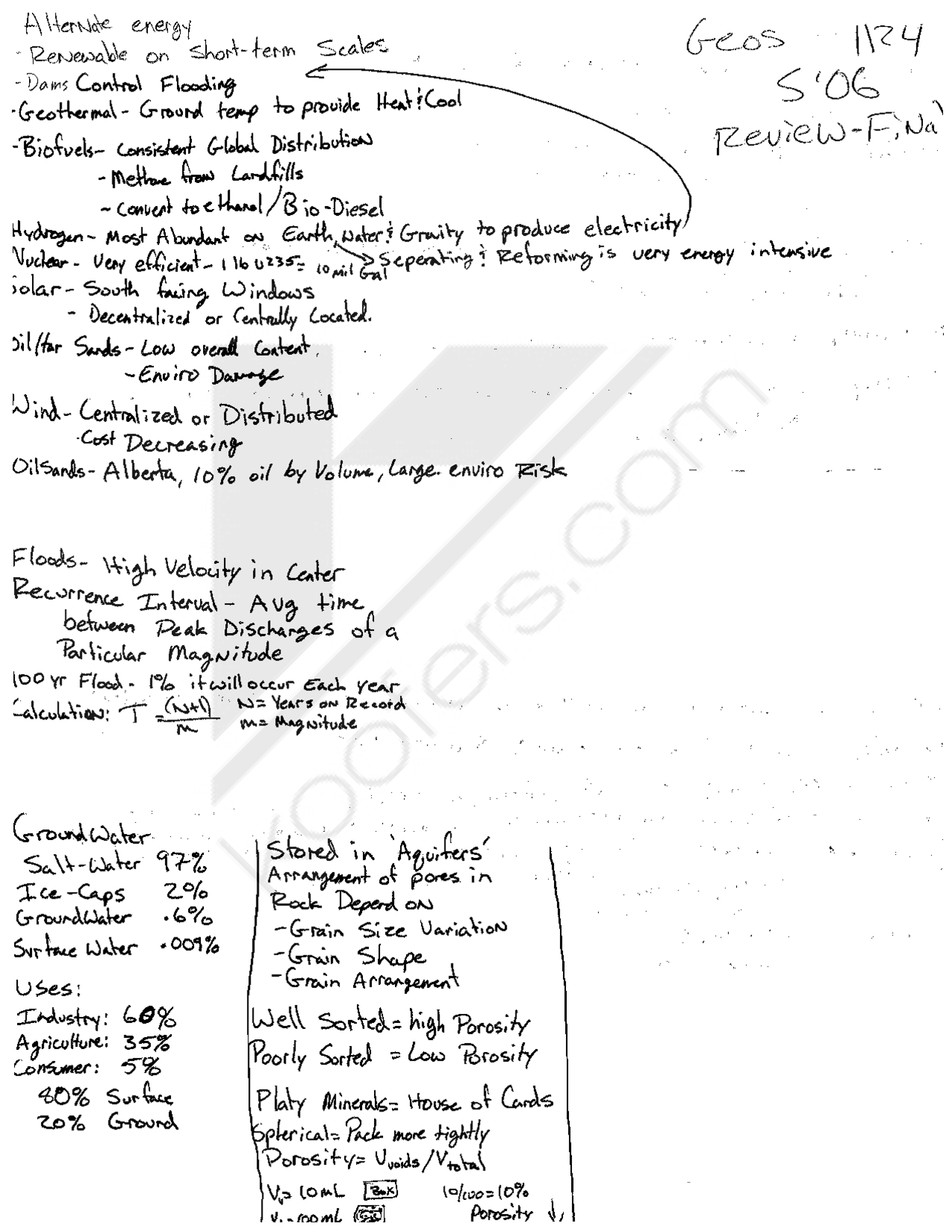 Review Sheet For Final Resources Geology Lab Geol 1124 Docsity