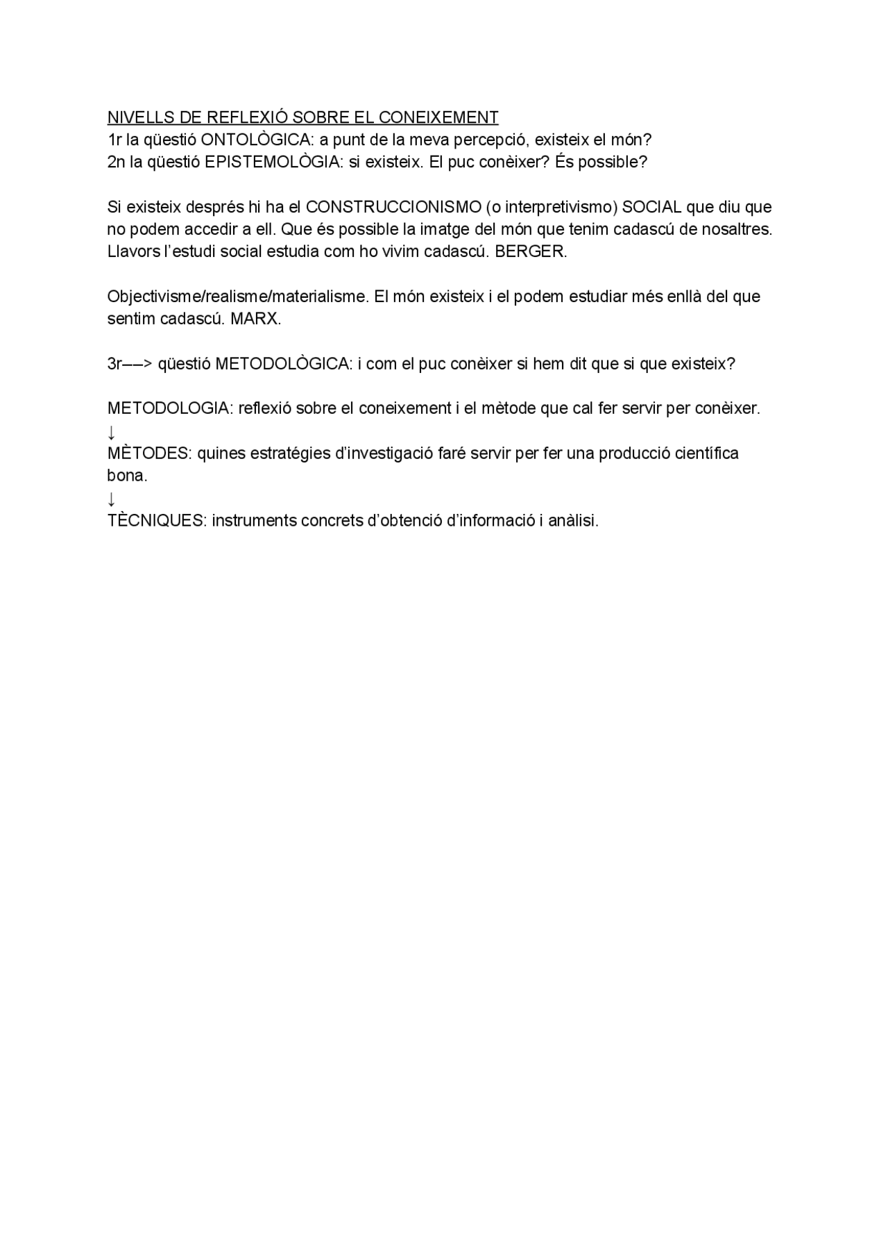 Apunts I Resum Metodologia I Disseny De La Recerca Social Docsity