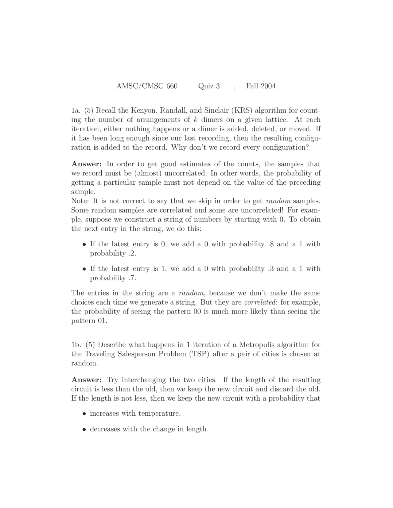 Quiz 3 Questions With Answers For Scientific Computing I Amsc 660