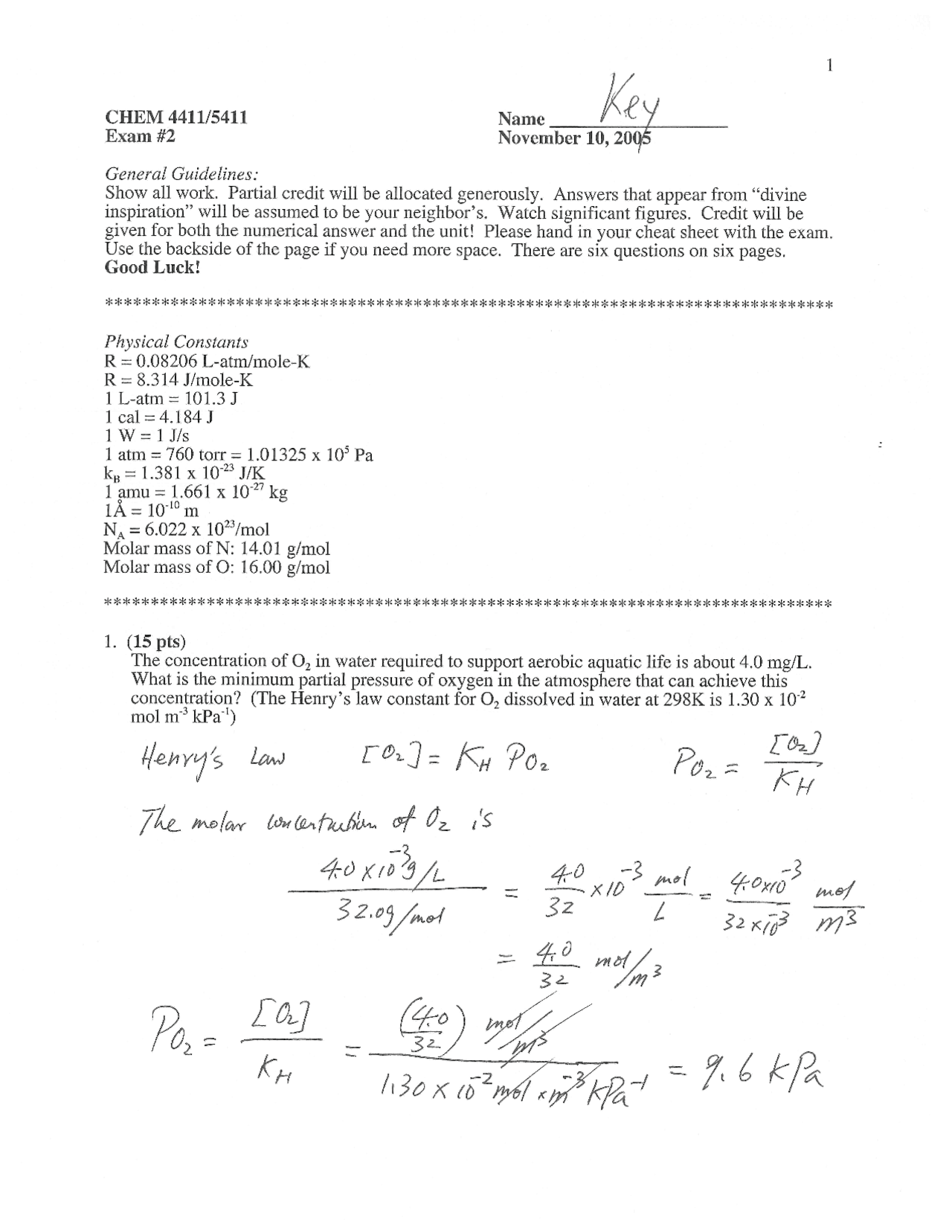 Resolved 6 Problems Physical Chemistry With Biochemistry Applications