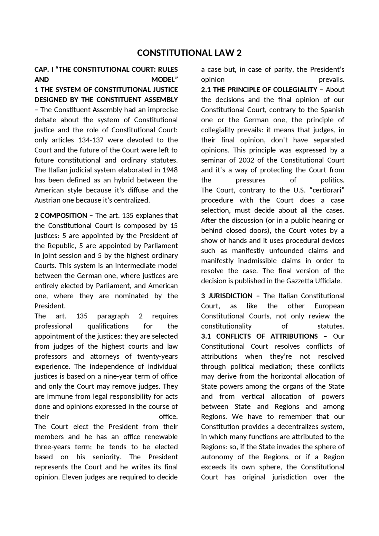 Constitutional Law Cases Docsity