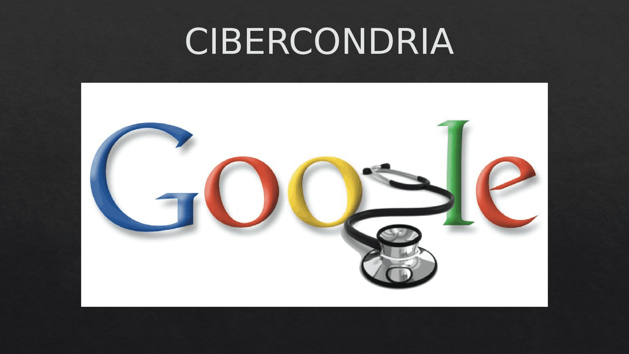 Slide sobre CIBERCONDRIA - Docsity