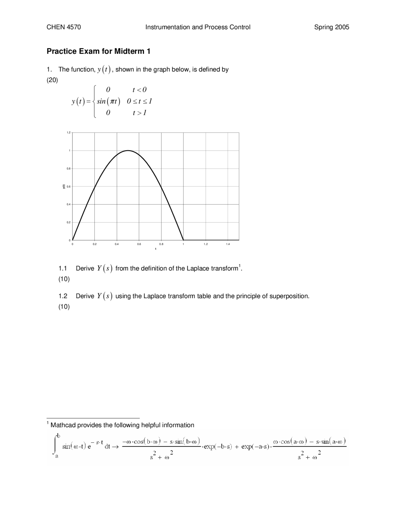Questions on 3 Stage Systems and Diagram - Practice Exam 1 | CHEN 4570 ...