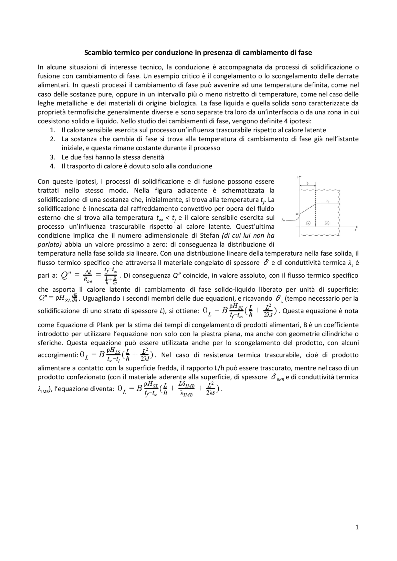 Appunti Fisica Tecnica Docsity
