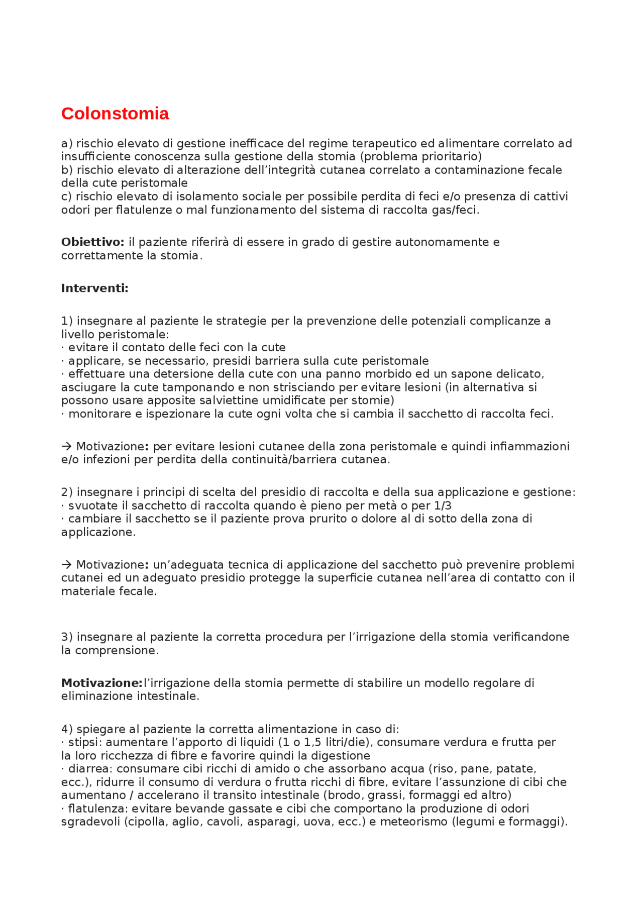 Casi Clinici Infermieristica Appunti Di Infermieristica Docsity