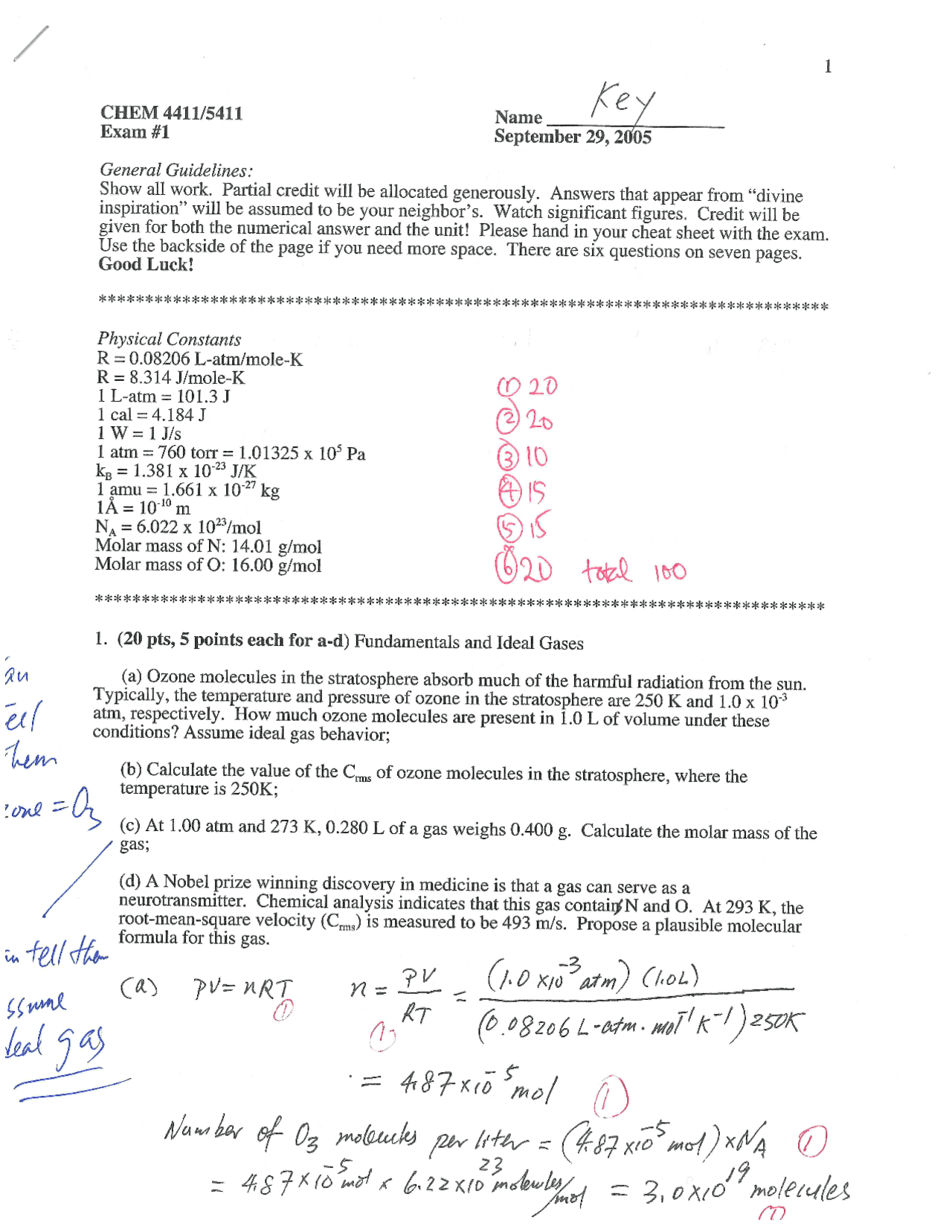 Resolved Question Of Physical Chemistry With Biochemistry Applications