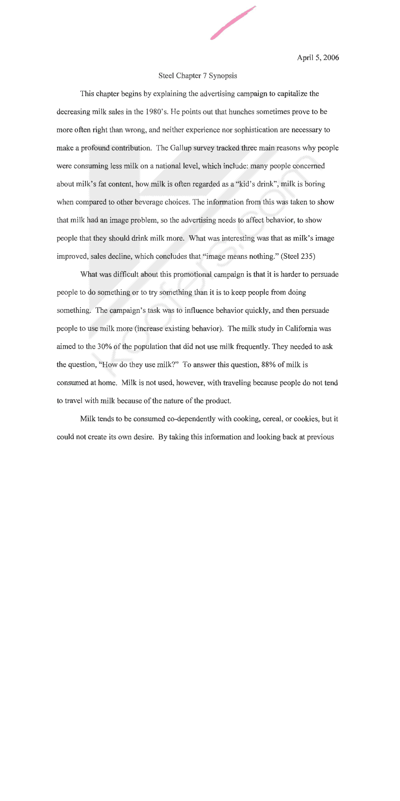 Notes On Customer Driven Marketing Strategy Advertising Mktg 3504