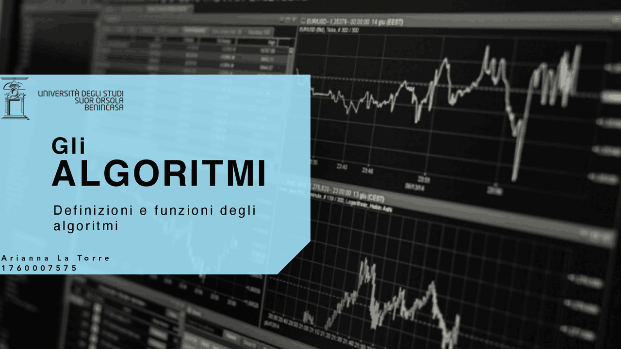 Pitch Sugli Algoritmi Docsity