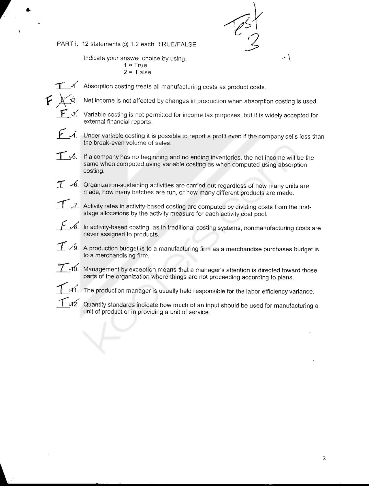 Test 3 With Solution Principles Of Accounting Acis 2116 Docsity