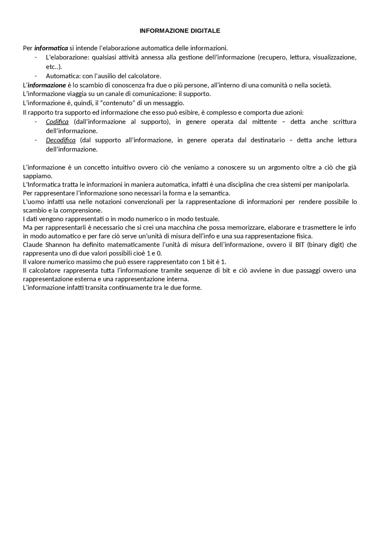 Comunicazione Digitale Docsity