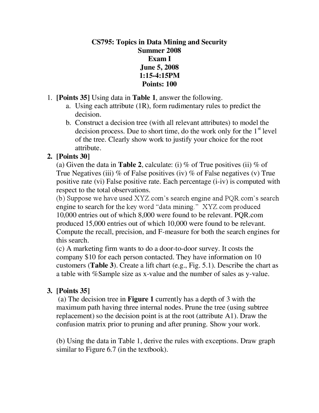 Data Mining Final Paper Advance Numerical Cs 795 Docsity