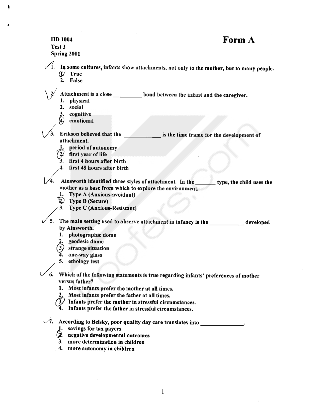Solved Problems On Principles Of Chemistry Exam 1 Hd 1004 Docsity