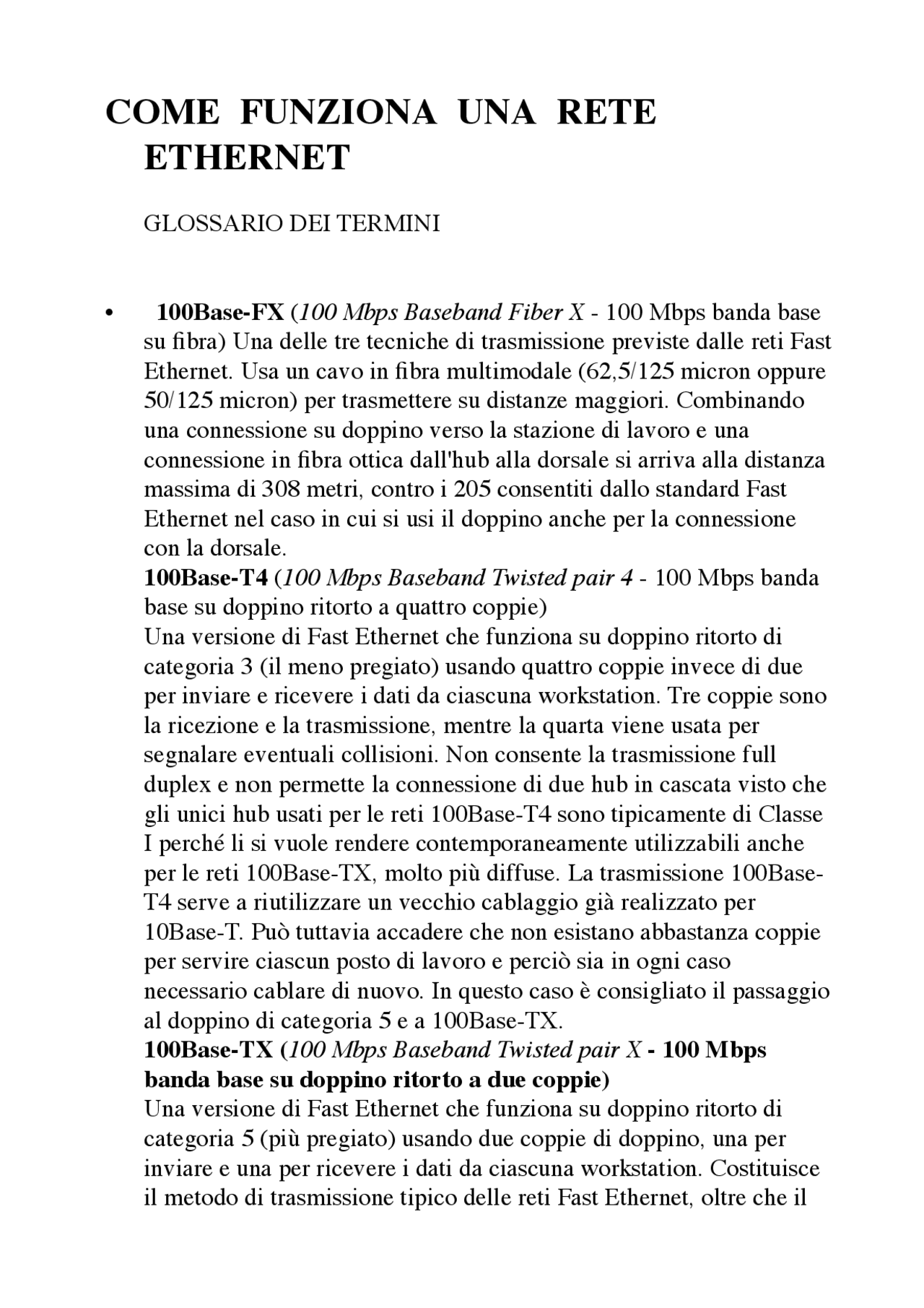 Glossario Termini Internet Docsity