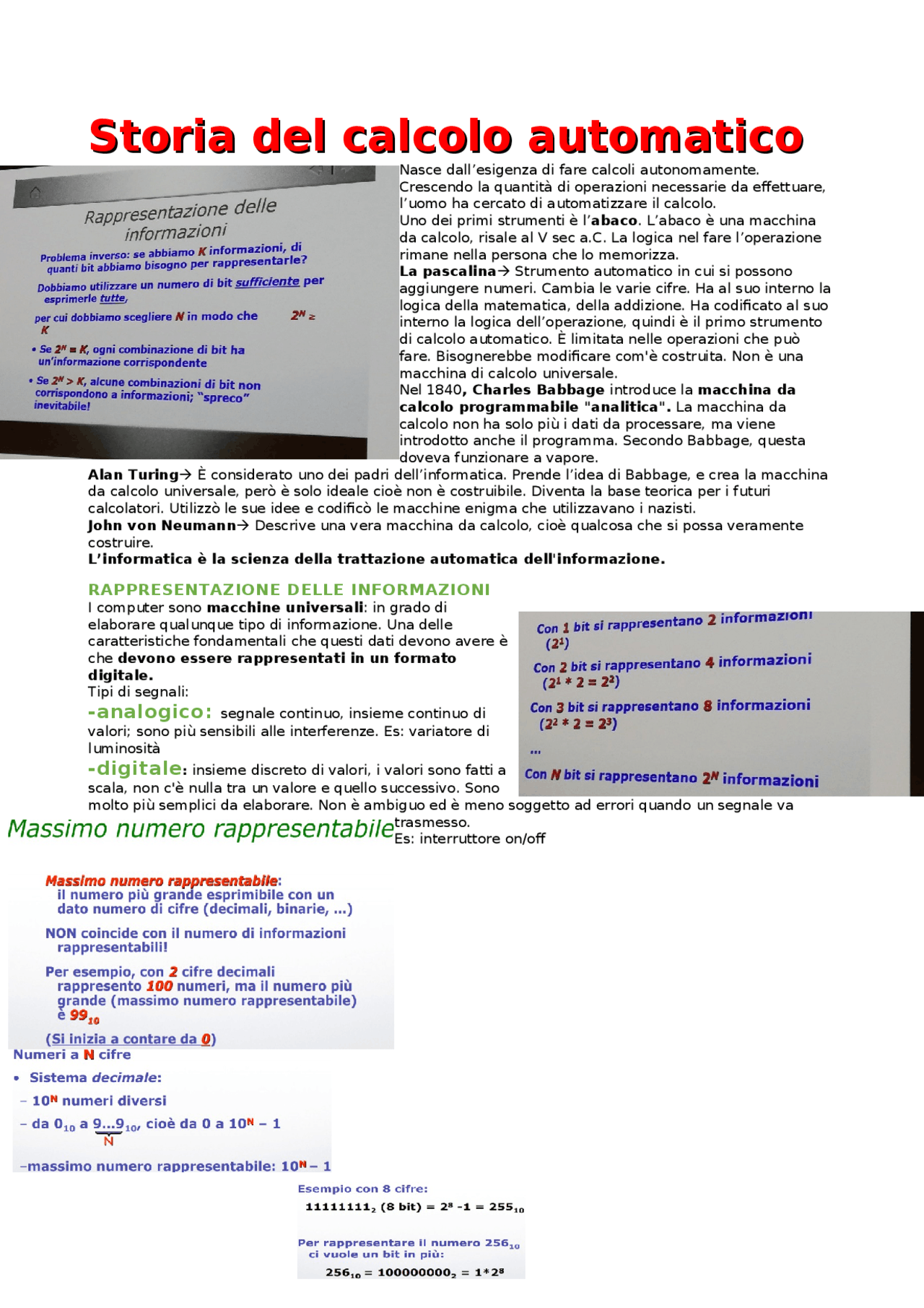 Appunti Di Informatica Slides Docsity
