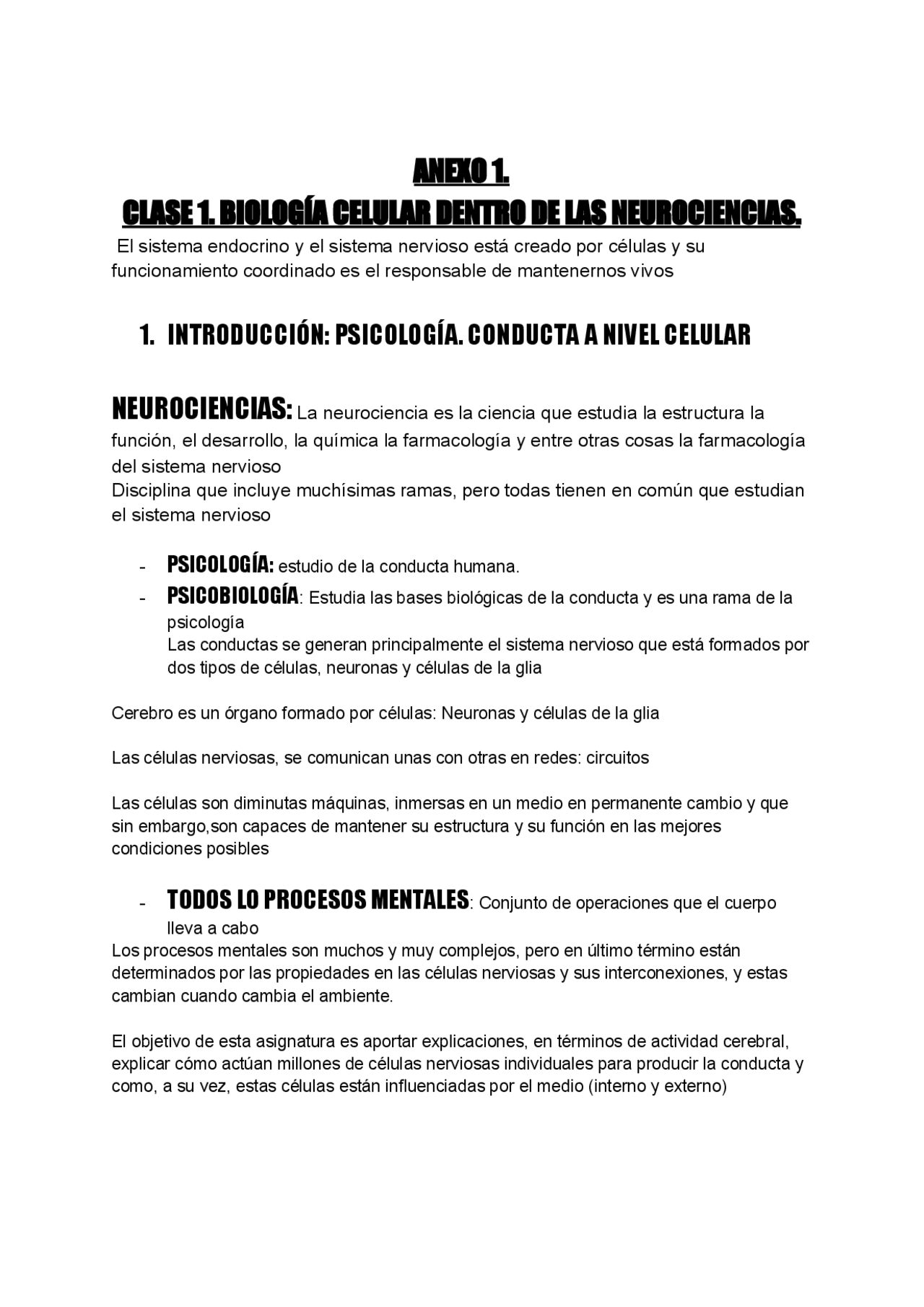 Fundamentos De Biología Celular Temas 1 4 Apuntes Docsity